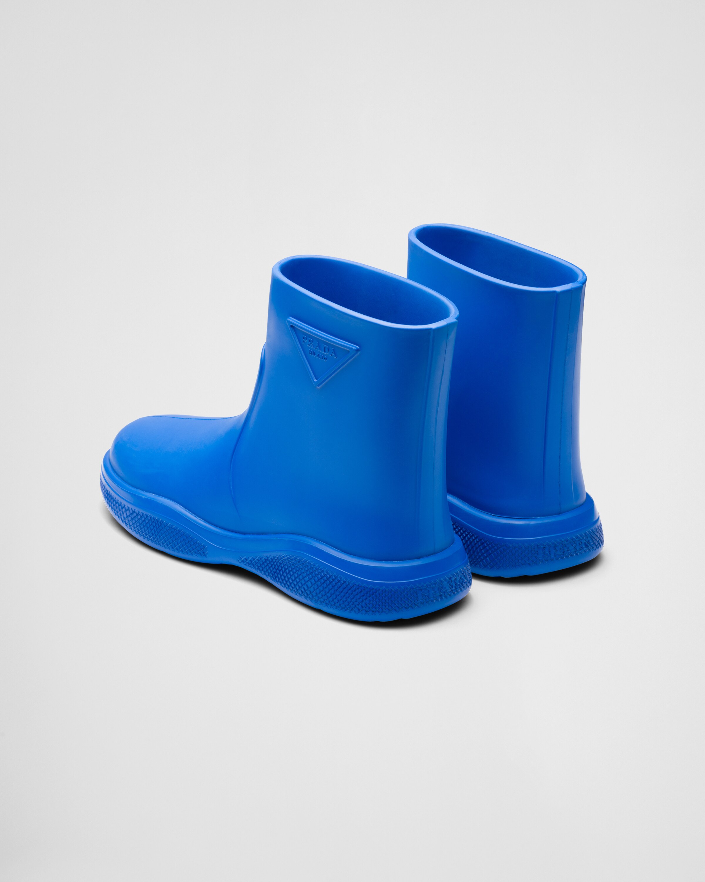 Sapphire Blue Foam rubber booties | Prada