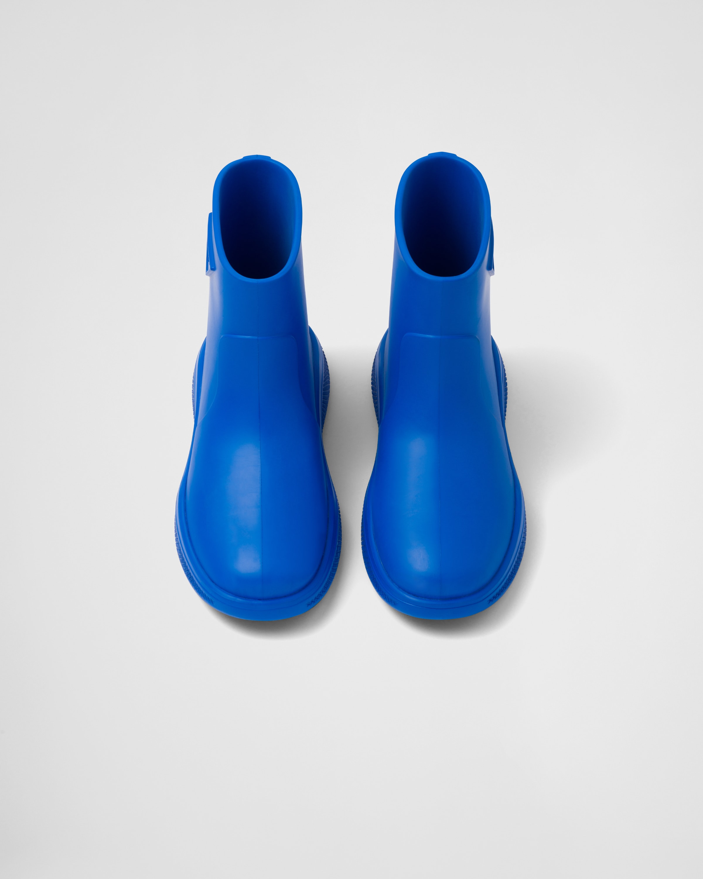 Sapphire Blue Foam rubber booties | Prada