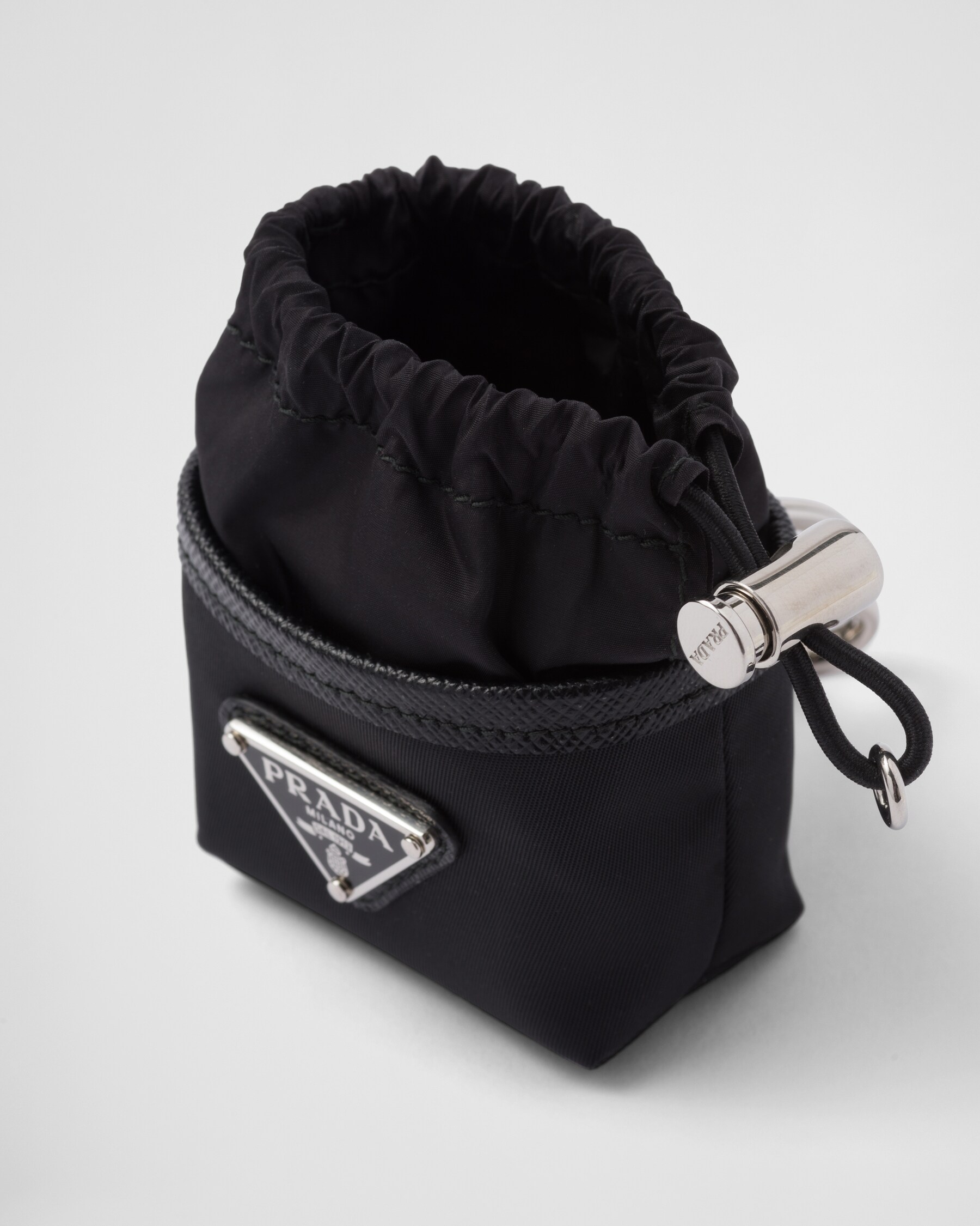 Black Re-nylon Air Pods Pro Case | PRADA