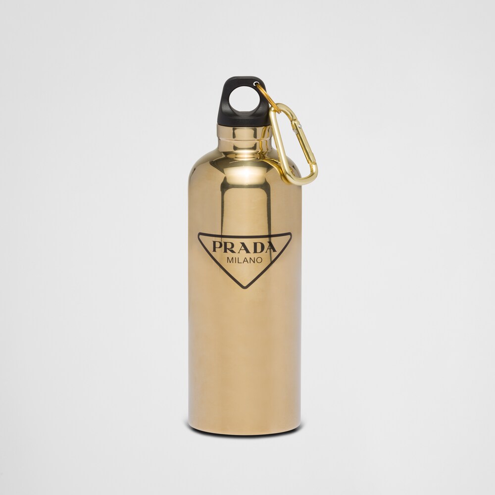 스테인리스 스틸 단열 물병, 500ml 골드/블랙 | Prada