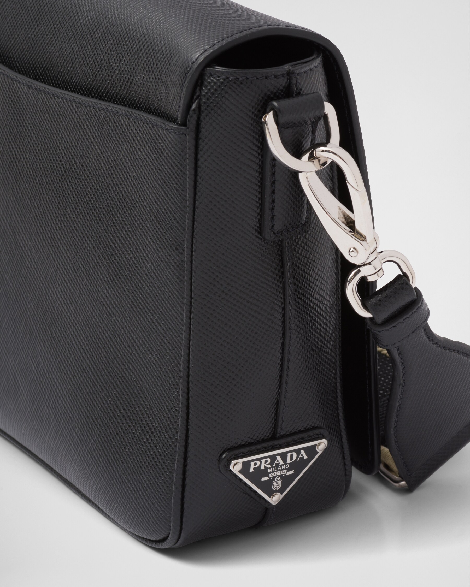 Black Saffiano Leather Shoulder Bag | PRADA
