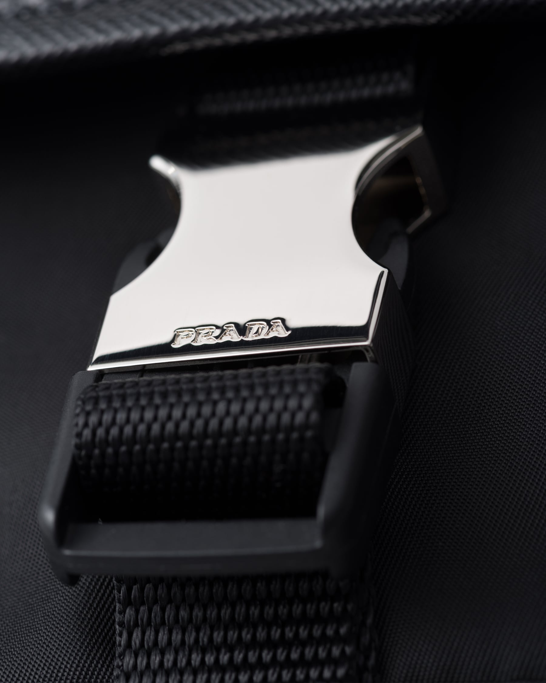 Black Re-nylon And Saffiano Leather Shoulder Bag | PRADA