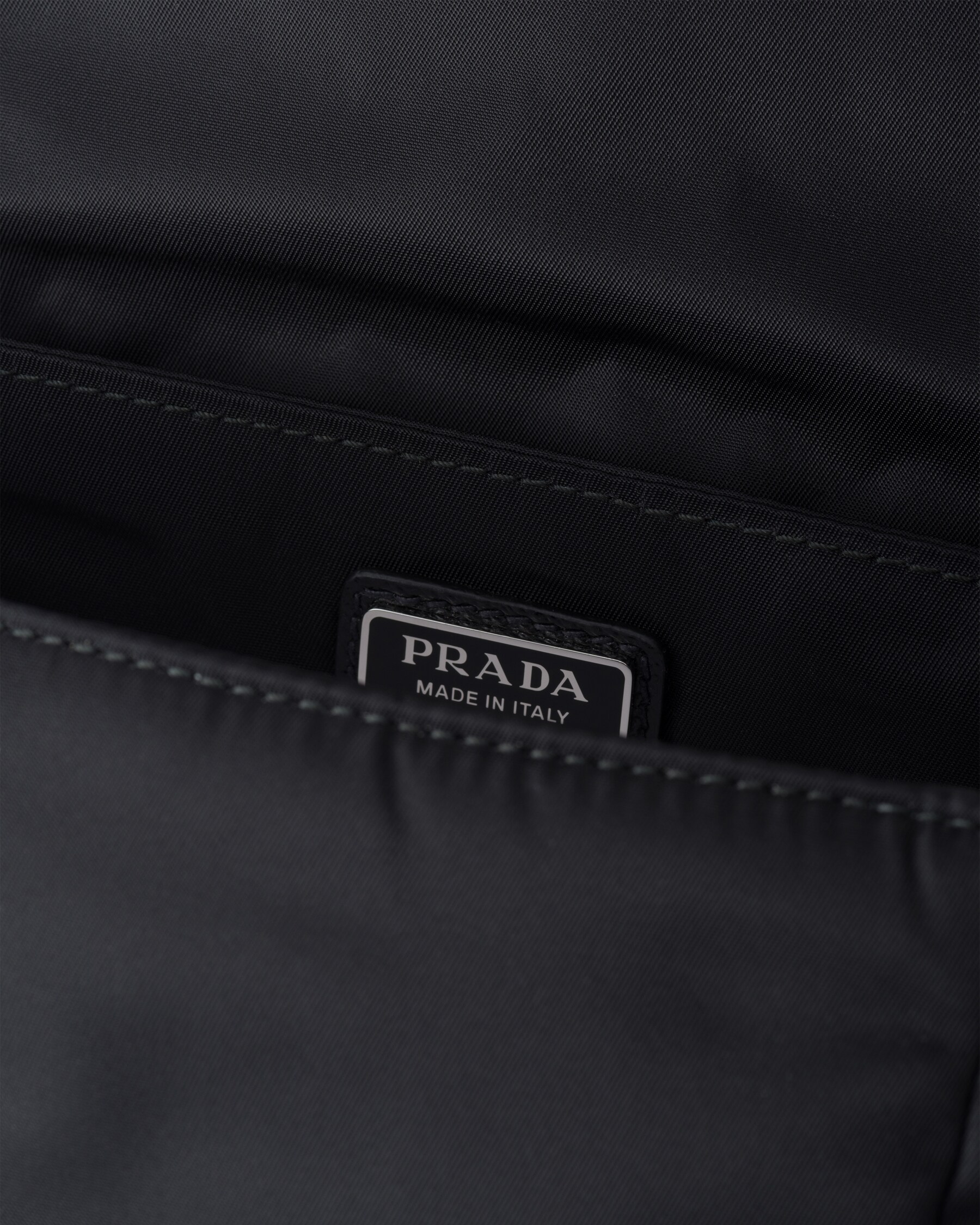 Black Re-nylon And Saffiano Leather Shoulder Bag | PRADA