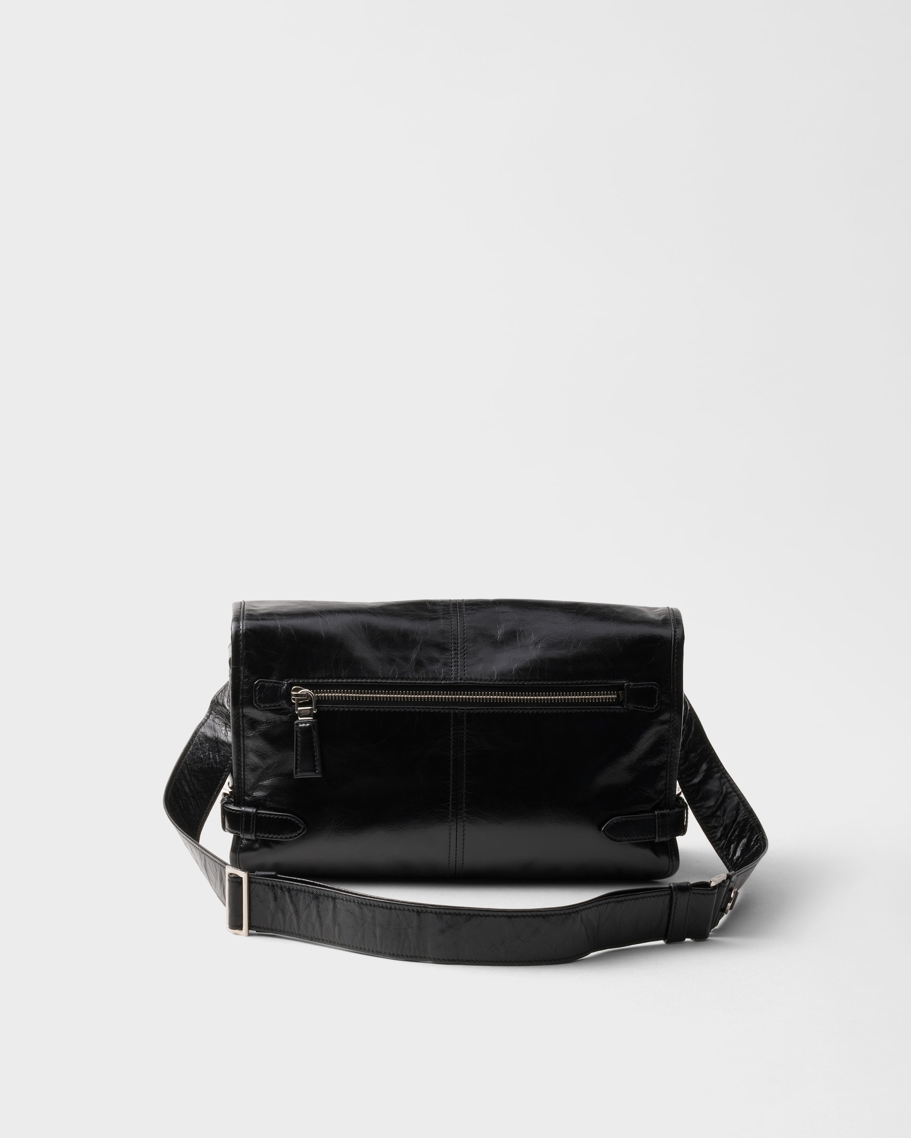 Black Leather Shoulder Bag | PRADA - United States