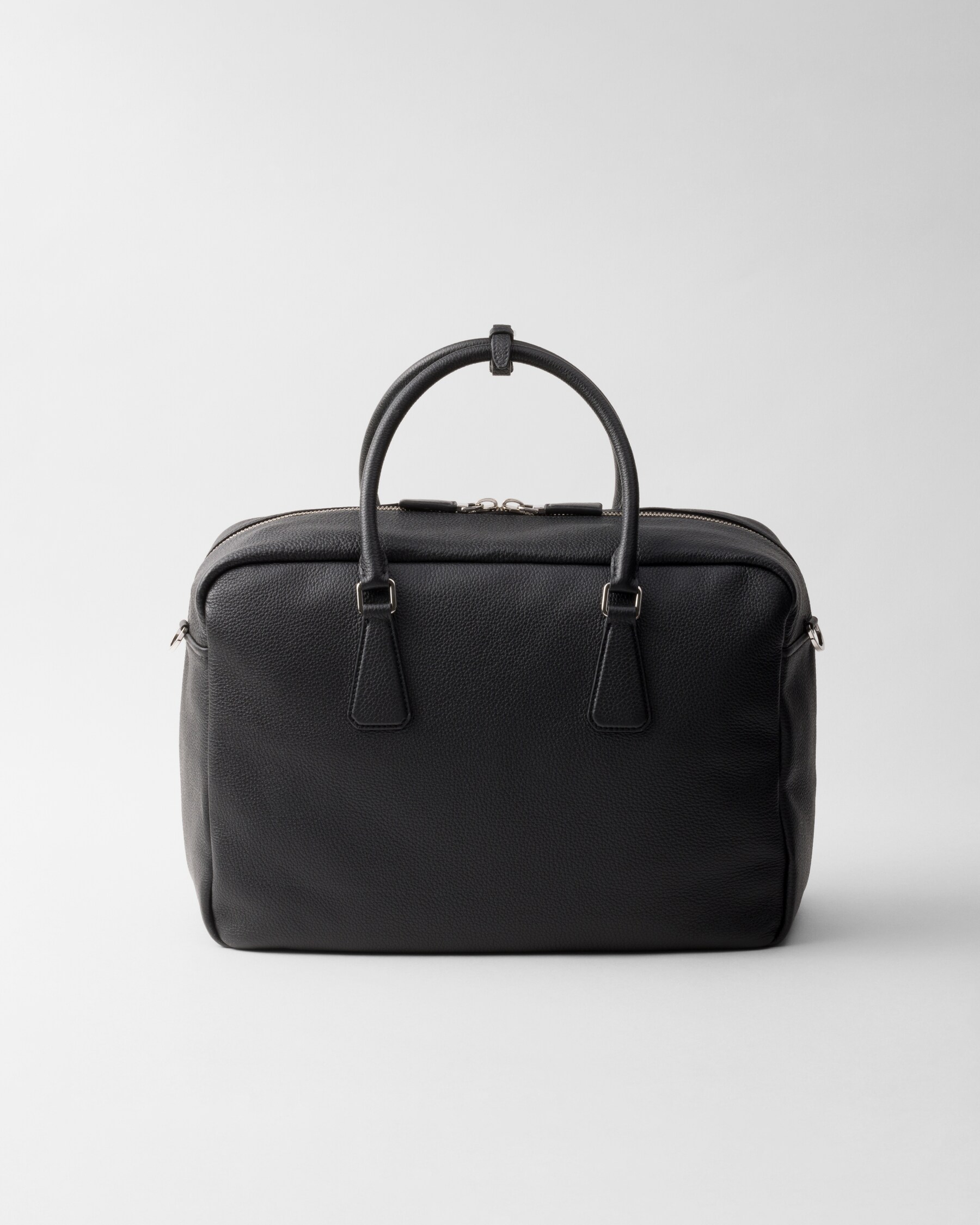 Black Leather Work Bag | PRADA