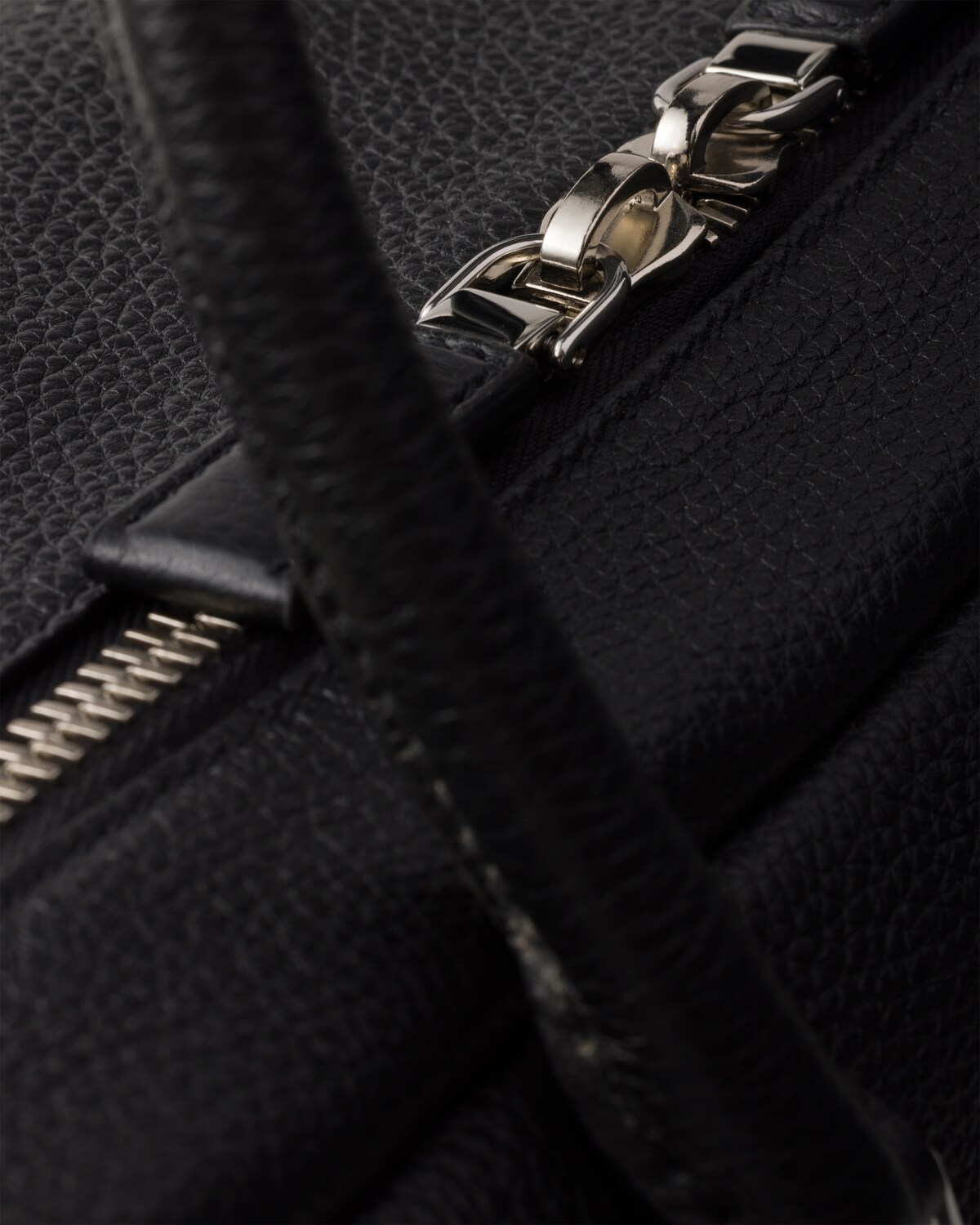 Black Leather Work Bag | PRADA