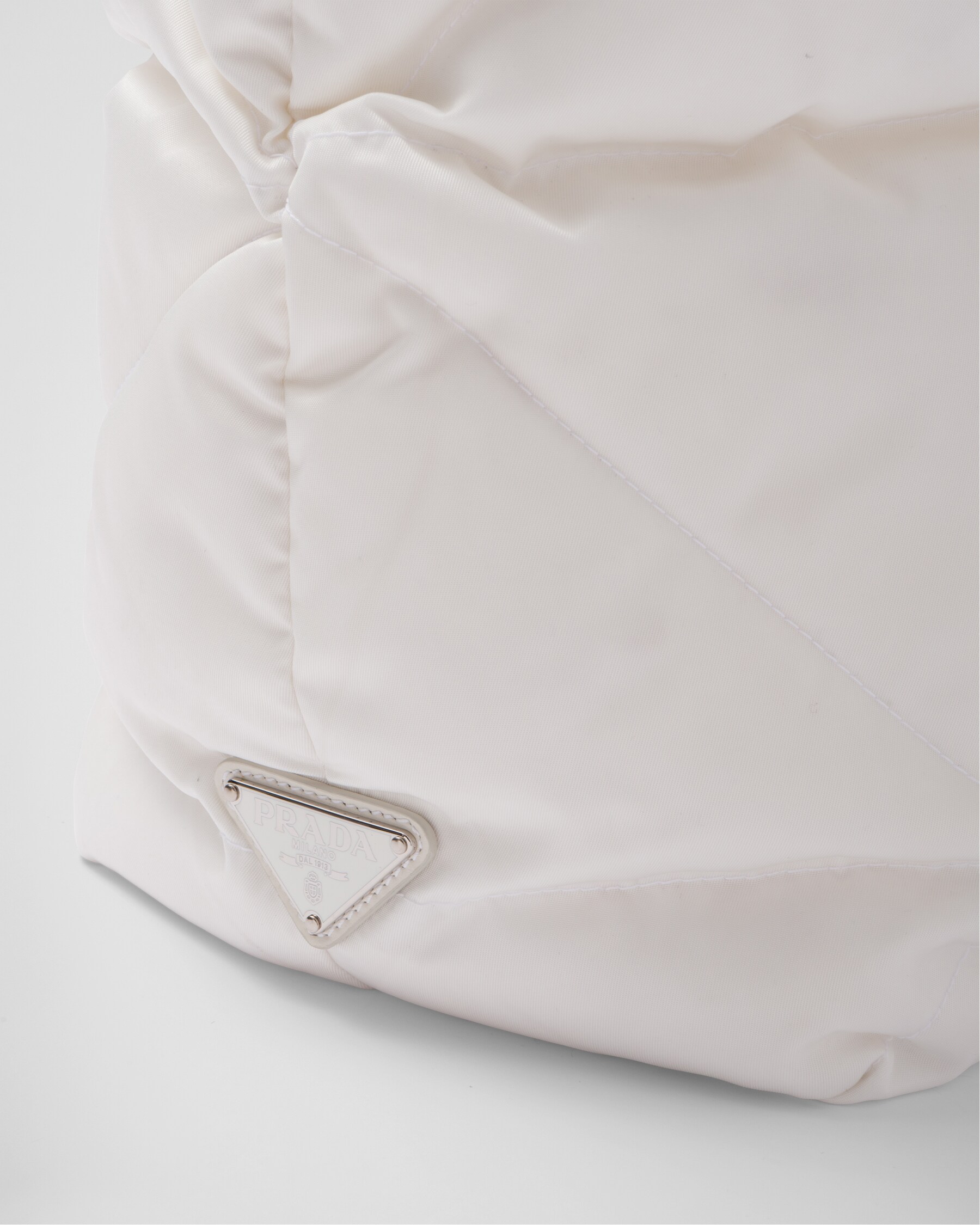 White Padded Re-nylon Tote Bag | PRADA