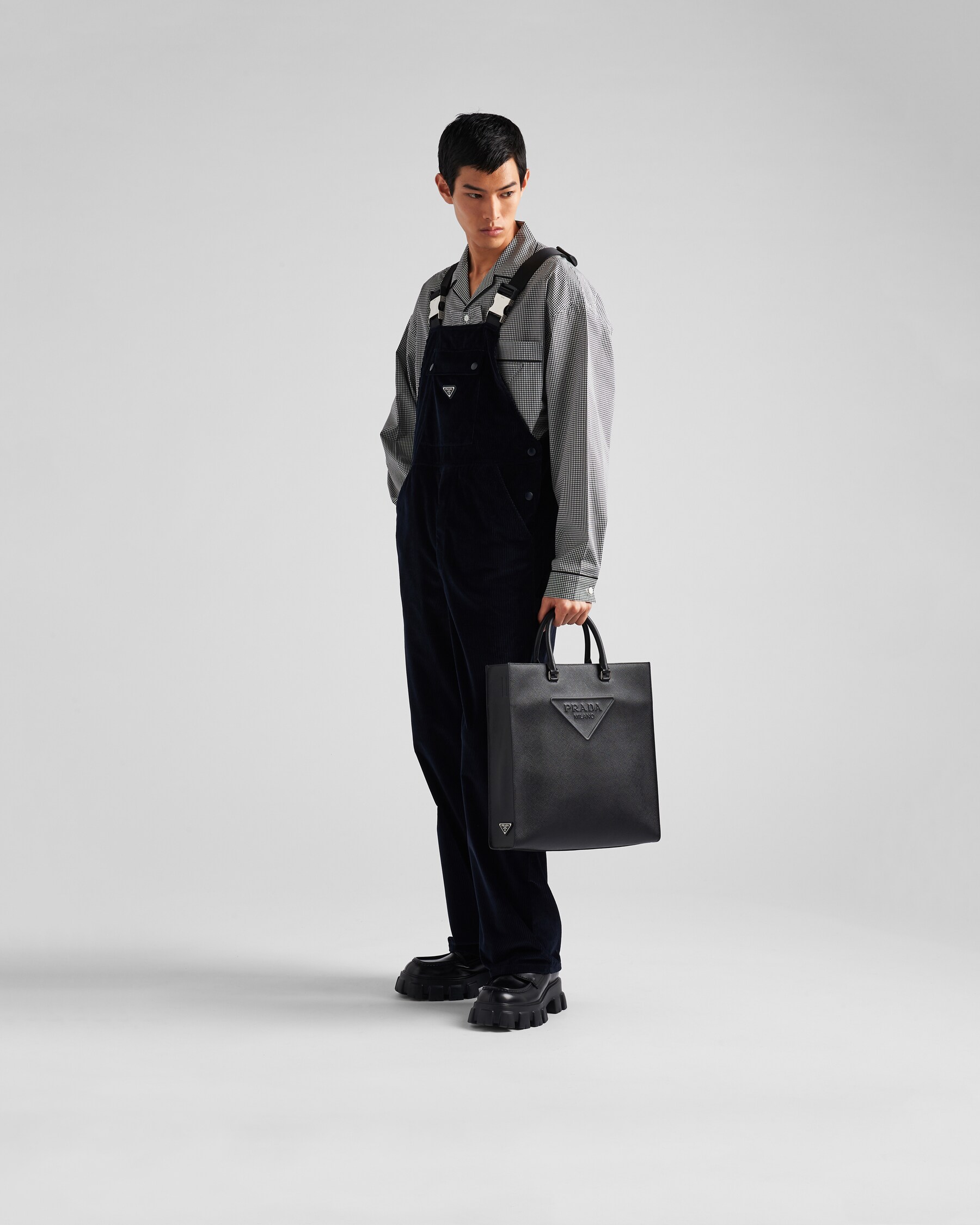 Black Saffiano Leather Tote | PRADA