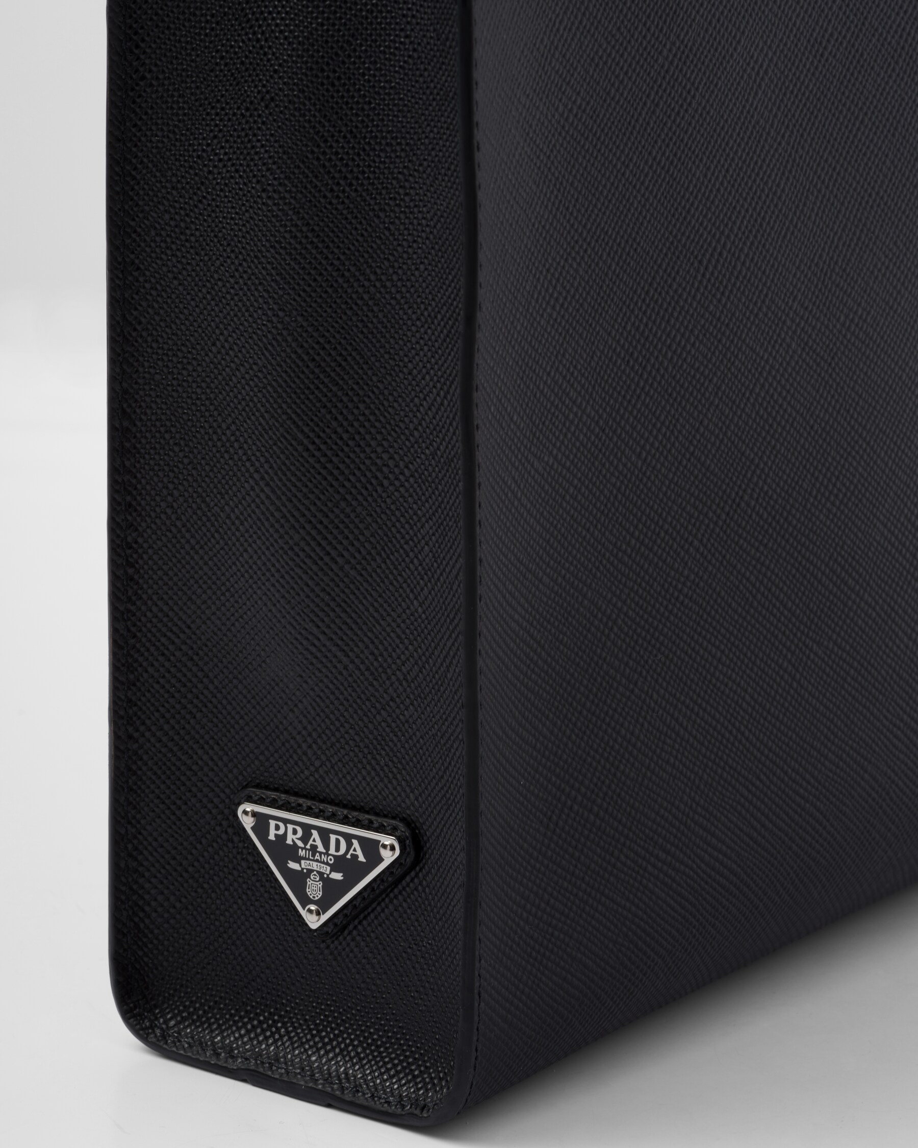 Black Saffiano Leather Tote | PRADA