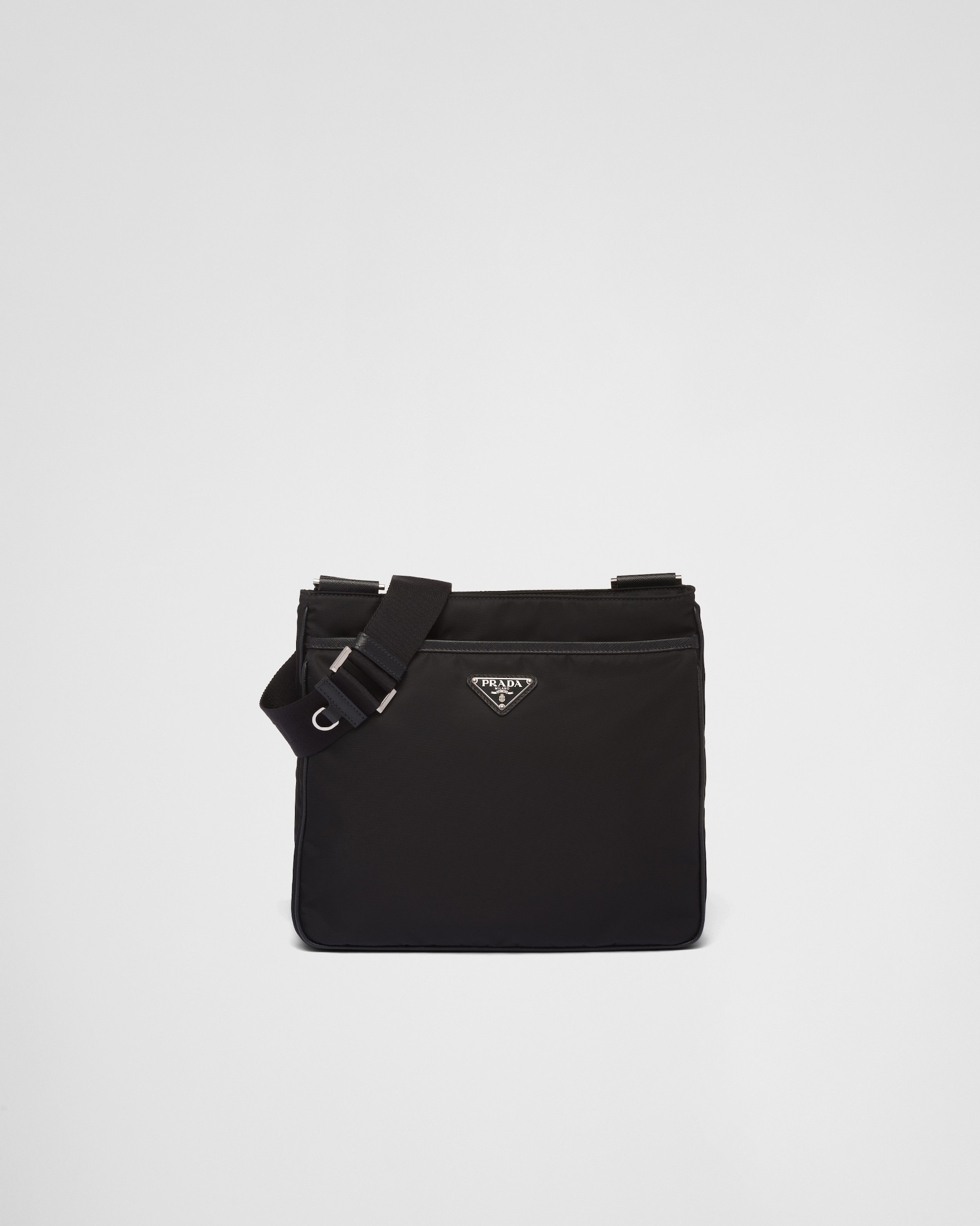 Black Re-nylon And Saffiano Shoulder Bag | PRADA