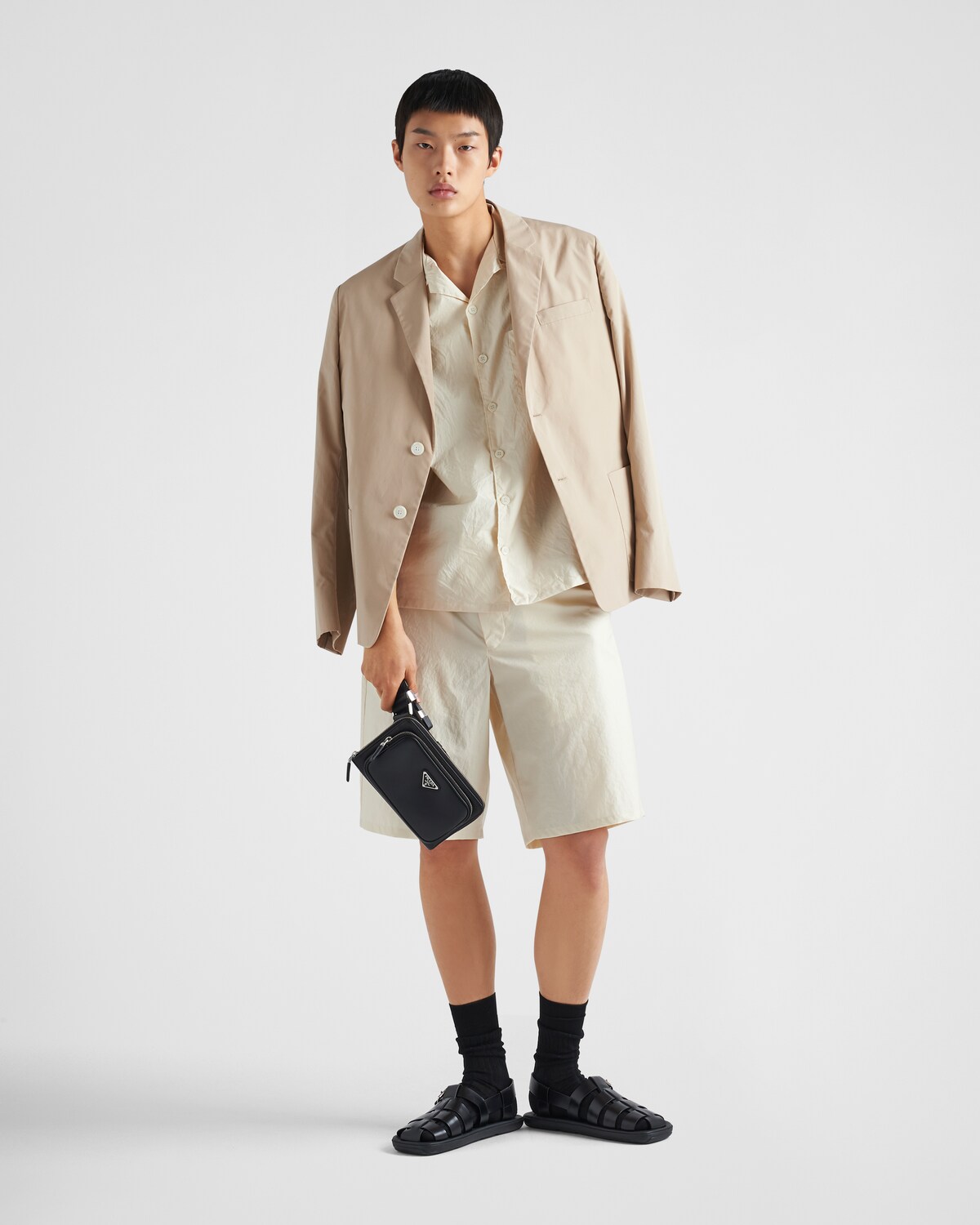 Black Leather Belt Bag | PRADA