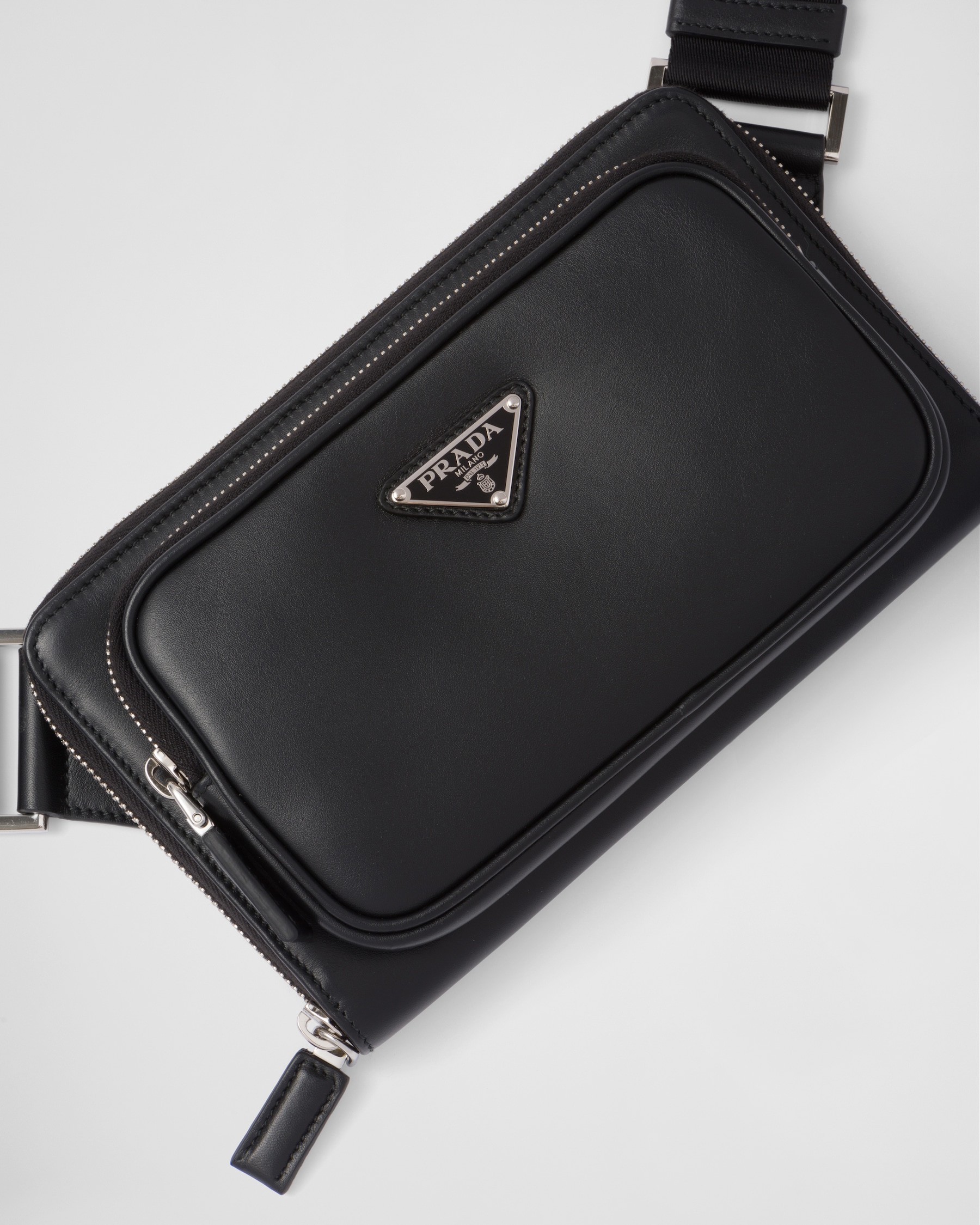 Black Leather Belt Bag | PRADA