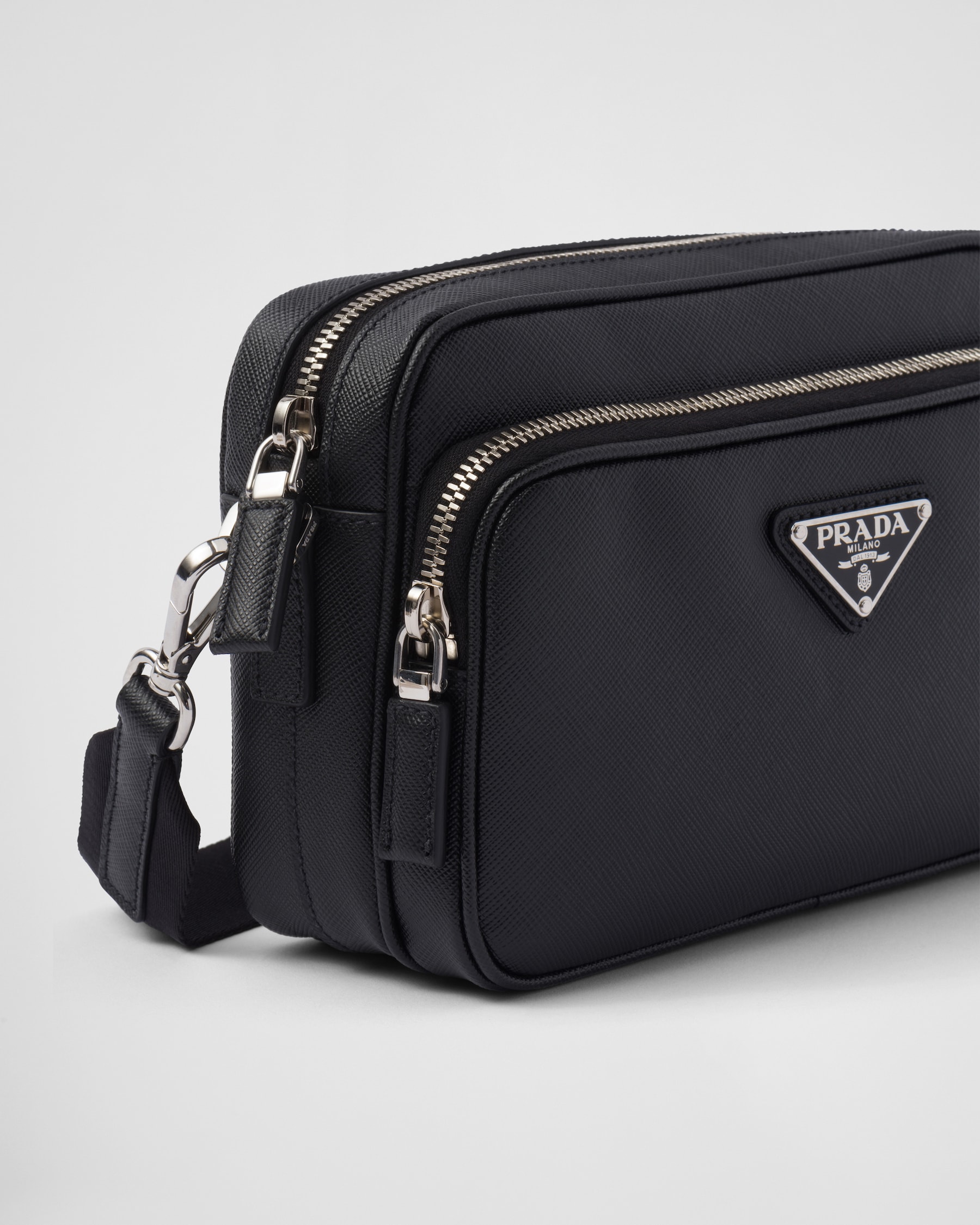 Black Saffiano Leather Shoulder Bag | PRADA