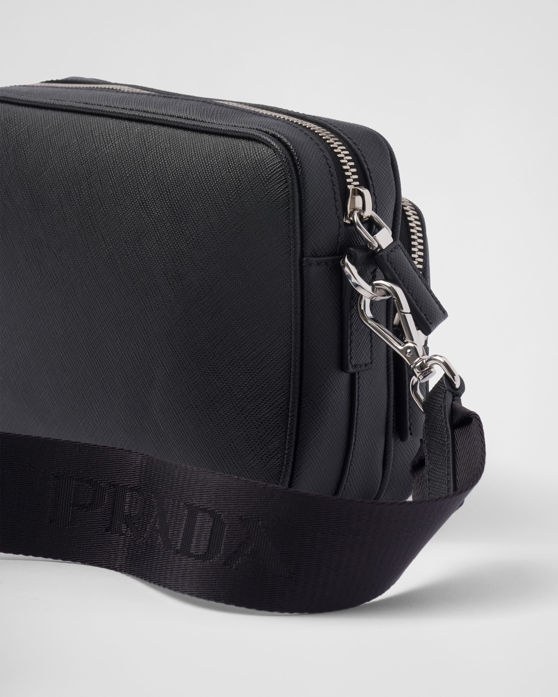 Black Saffiano Leather Shoulder Bag | PRADA