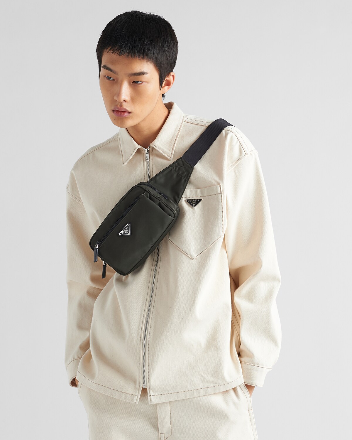 Tundra Re-nylon And Saffiano Leather Belt Bag | PRADA
