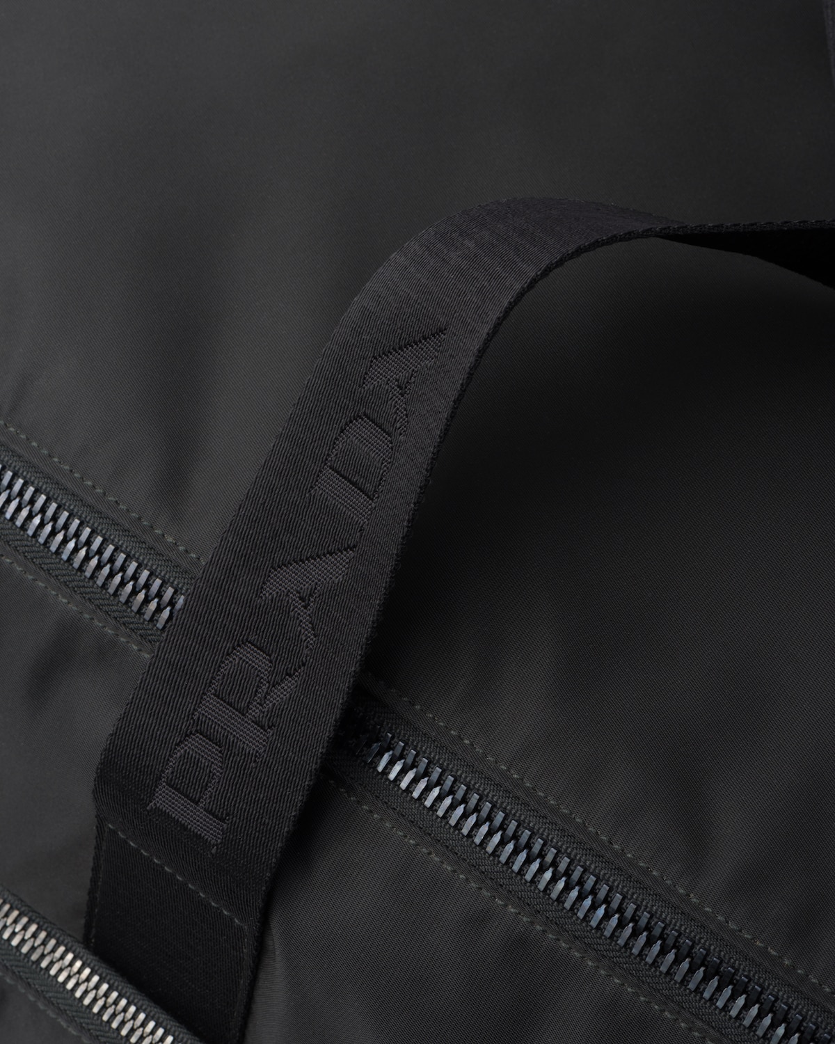 Black Re-nylon And Saffiano Leather Trolley | PRADA