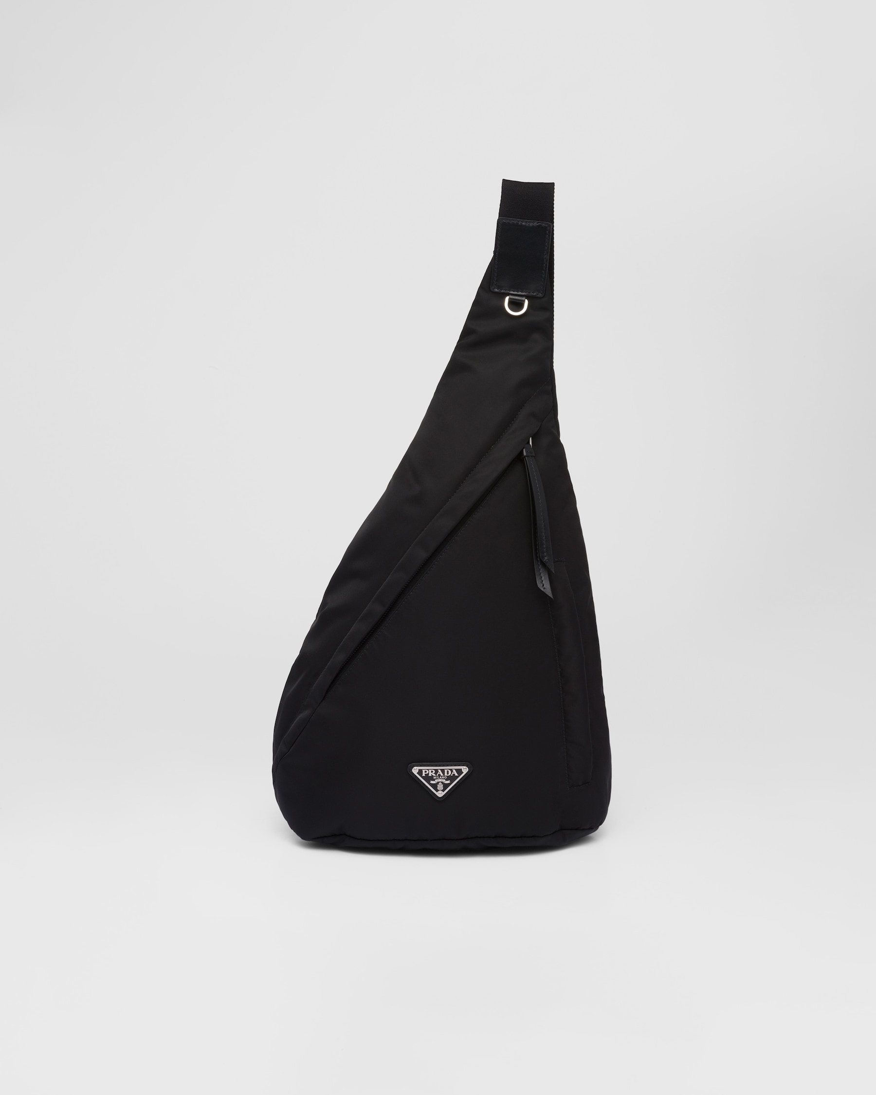 Black Re-nylon And Leather Backpack | PRADA