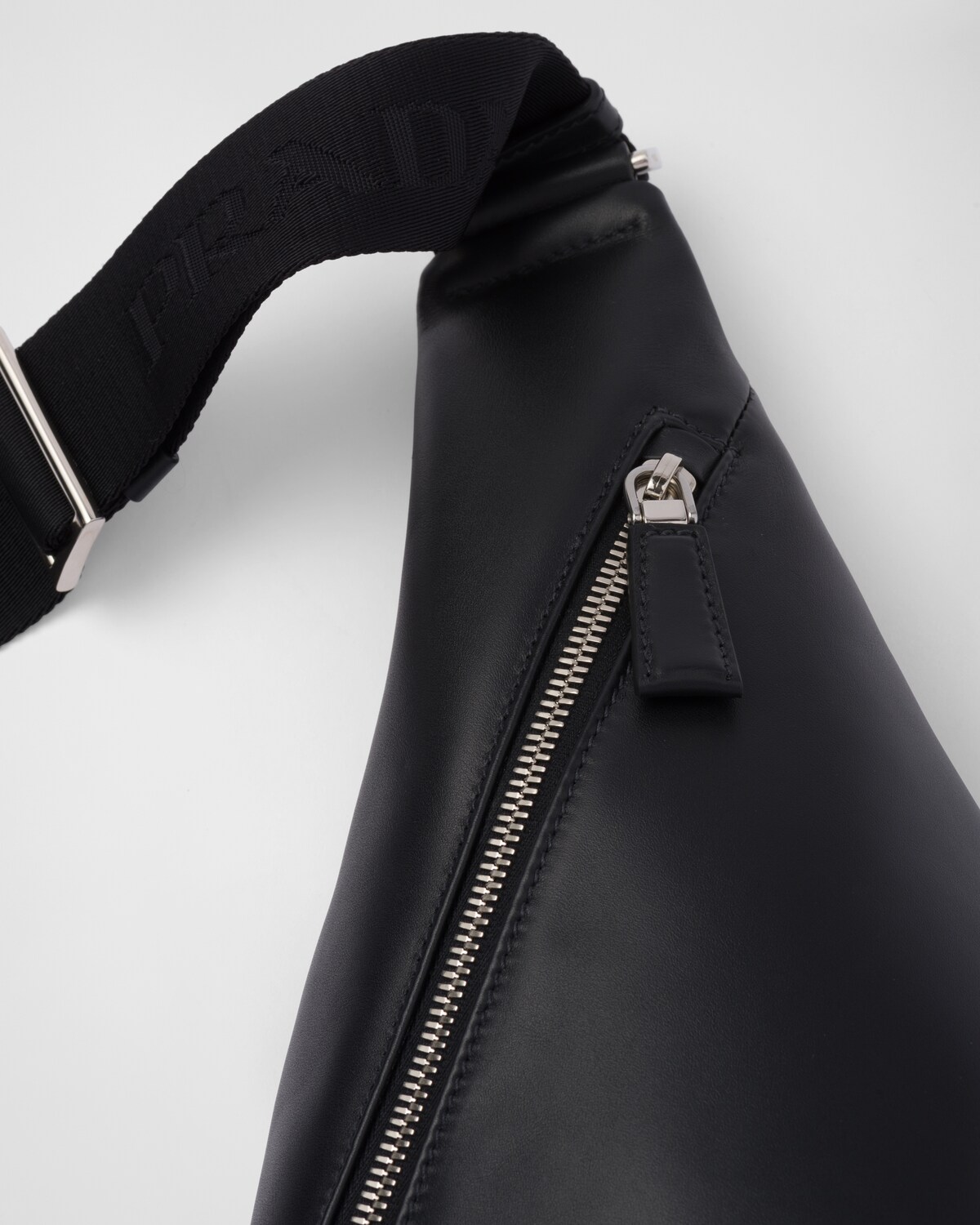 Black Prada Cross Leather Bag | PRADA