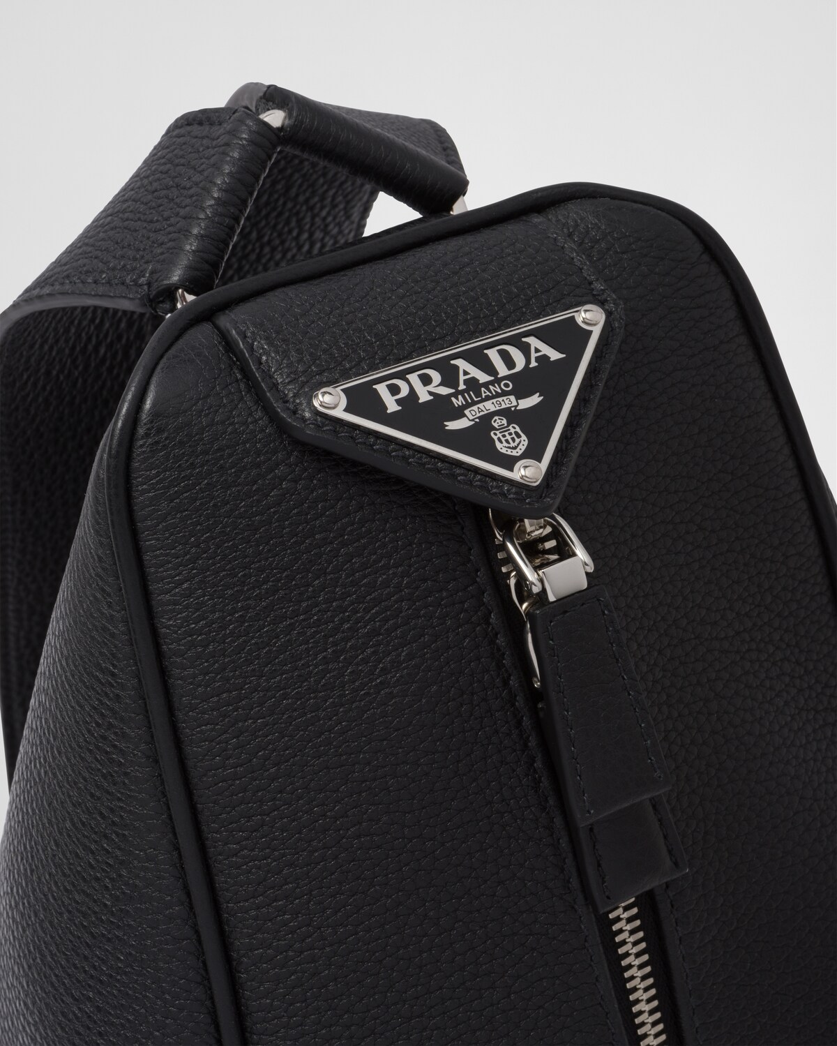 Black Leather Backpack | PRADA