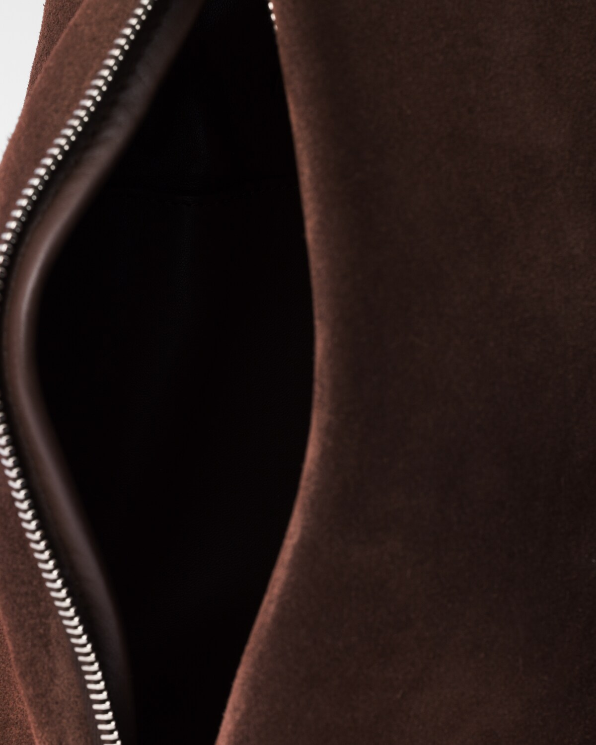 ダークブラウン スエード ワンショルダーバックパック | PRADA