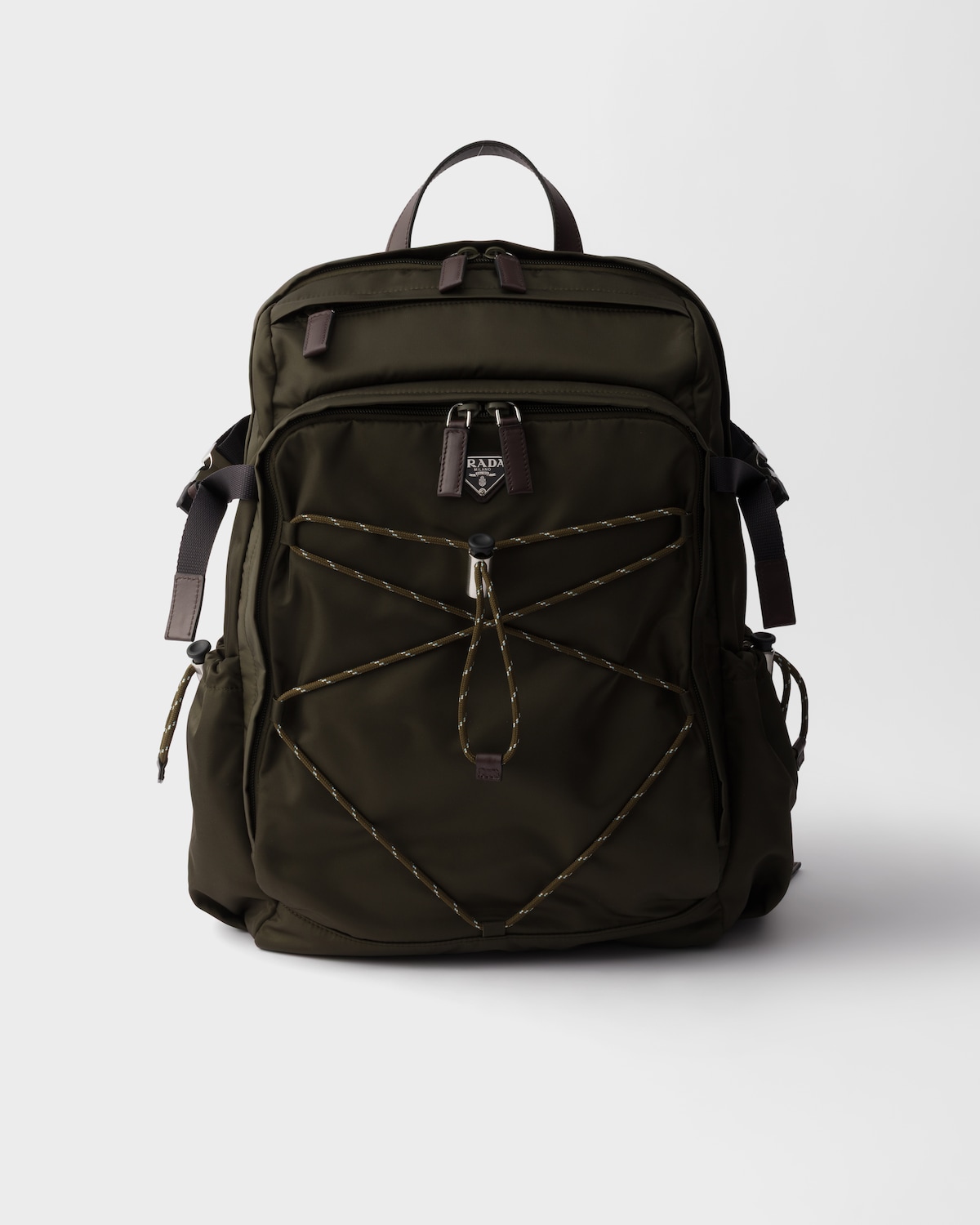 Sac à Dos Prada Speedrock En Re-nylon Et Cuir Vert Camouflage | PRADA