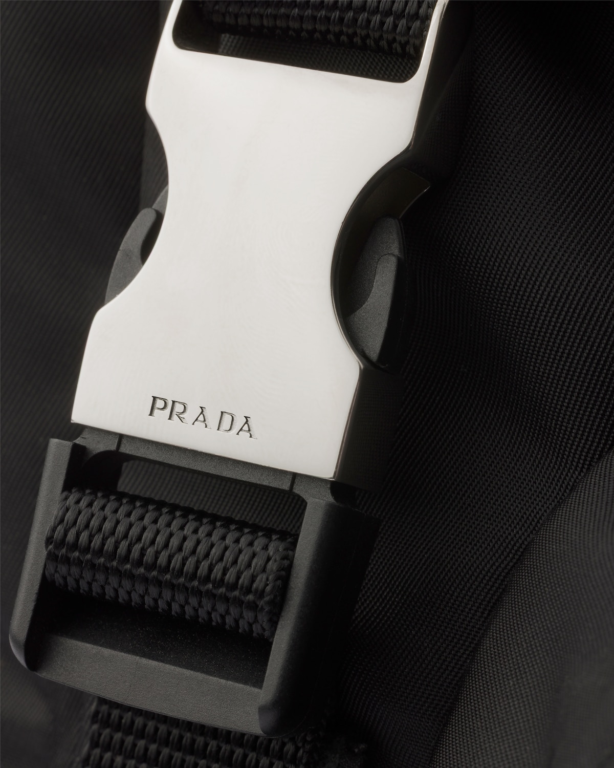 Black Re-nylon And Saffiano Leather Backpack | PRADA