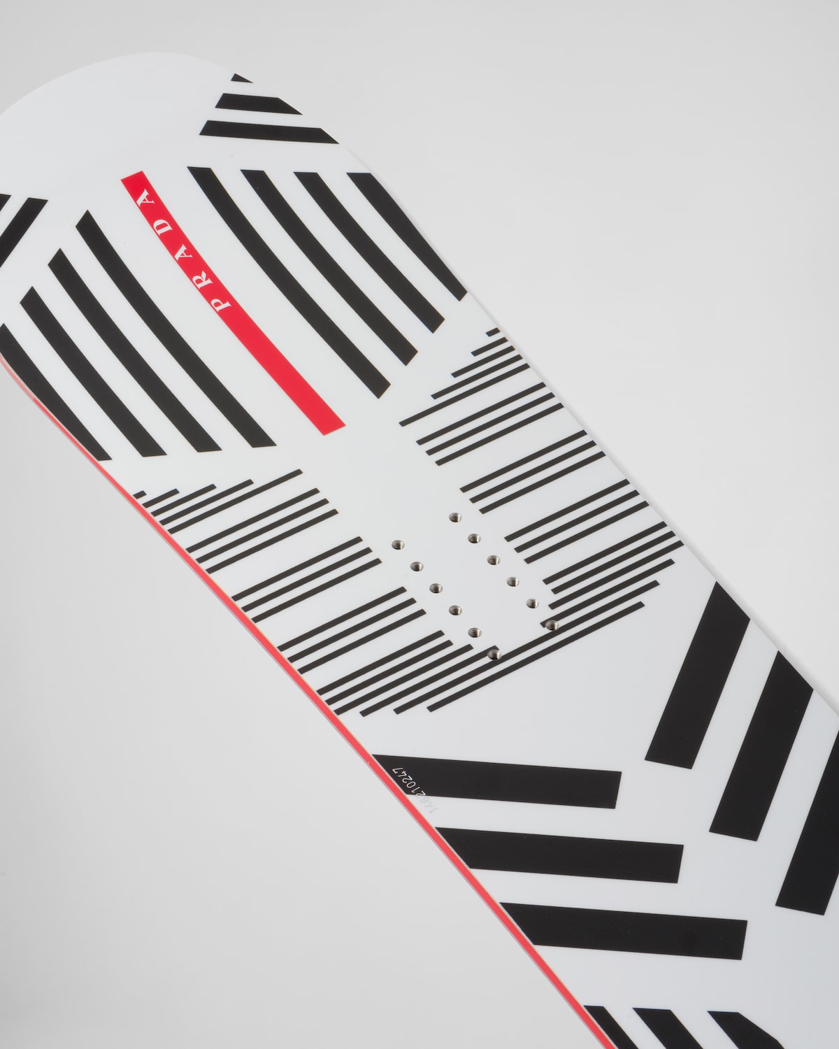 White Prada Linea Rossa Snowboard | PRADA