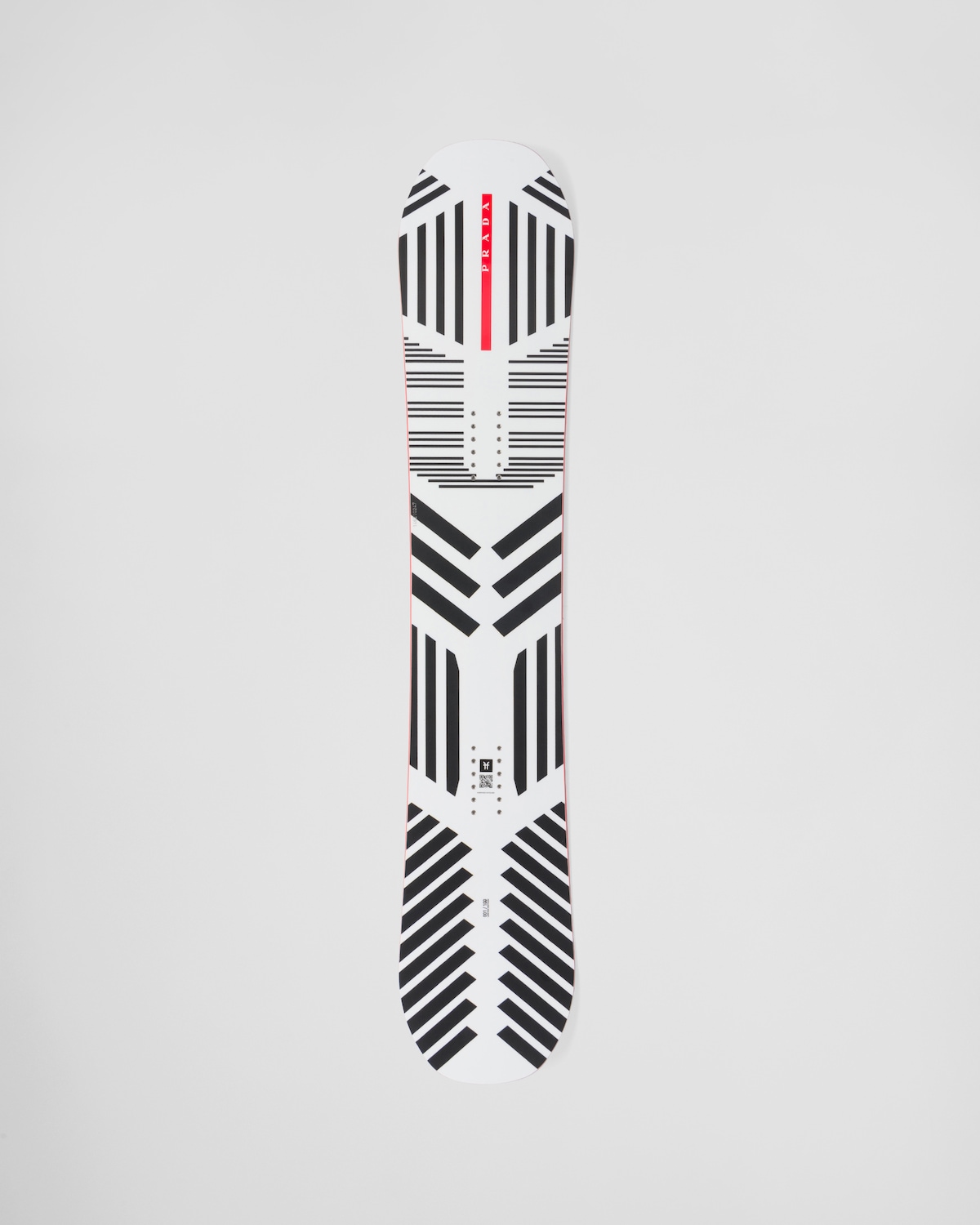 White Prada Linea Rossa Snowboard | PRADA