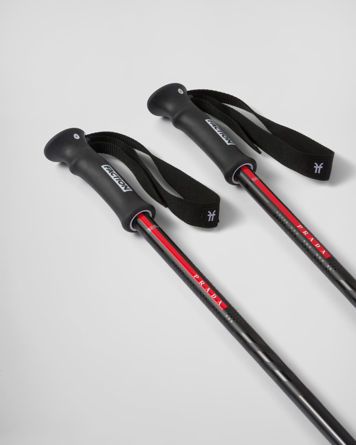 Black Faction X Prada Linea Rossa Ski Poles | PRADA