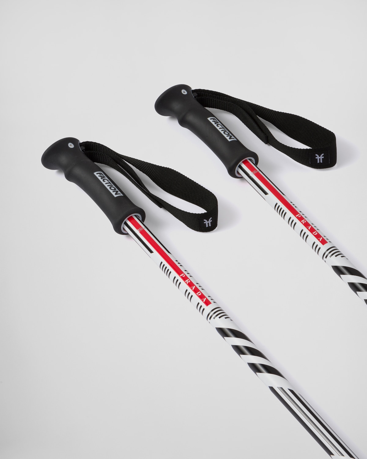 White Faction X Prada Linea Rossa Ski Poles | PRADA - United Kingdom