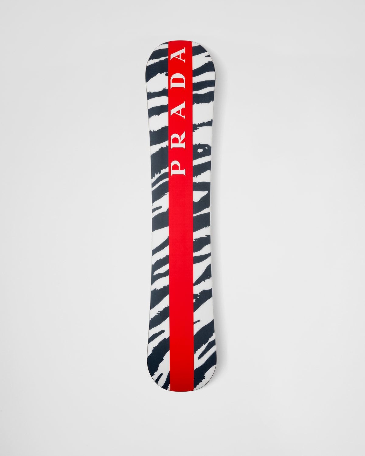 White/black Prada Linea Rossa Snowboard | PRADA - United Kingdom
