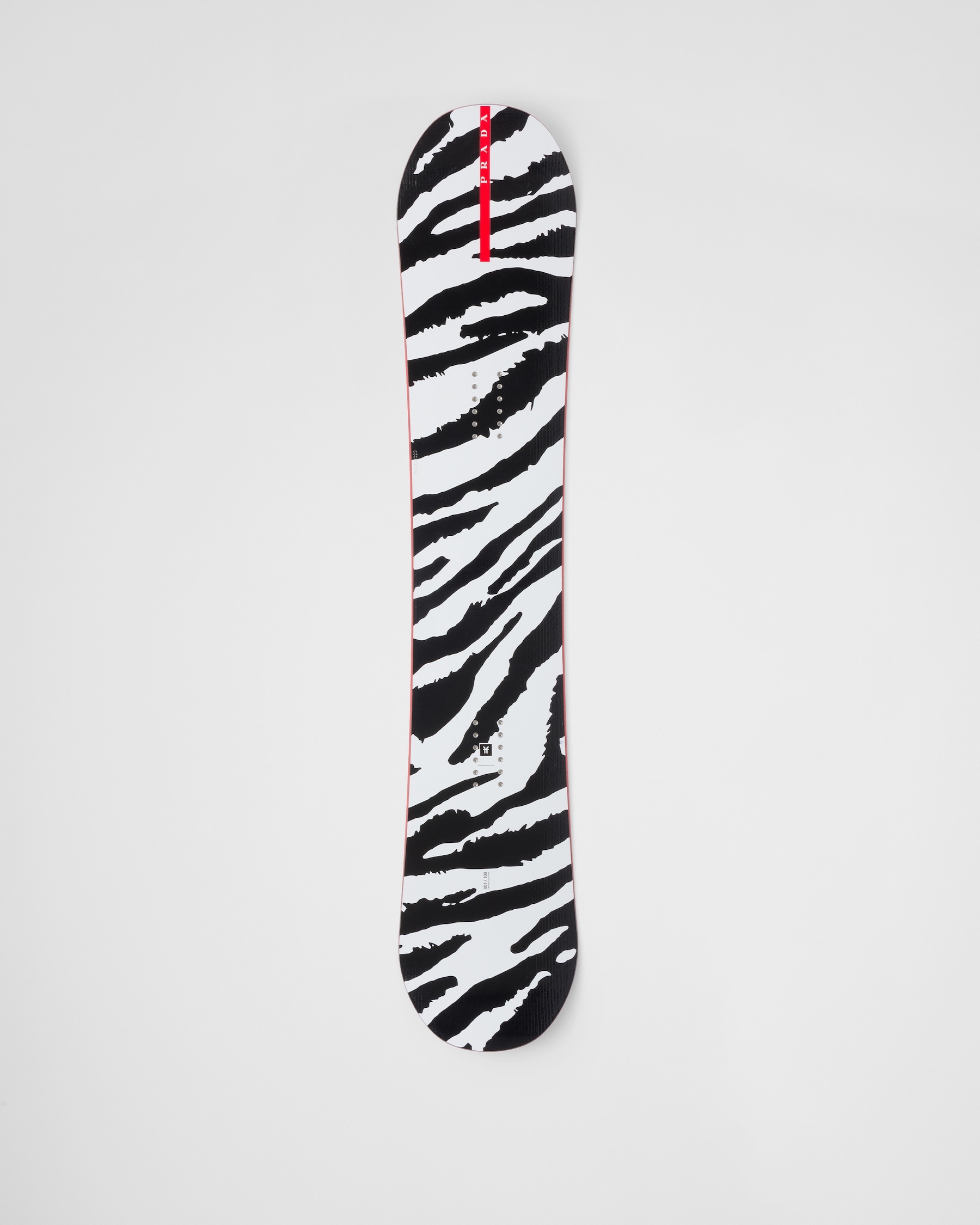 White/black Prada Linea Rossa Snowboard | PRADA