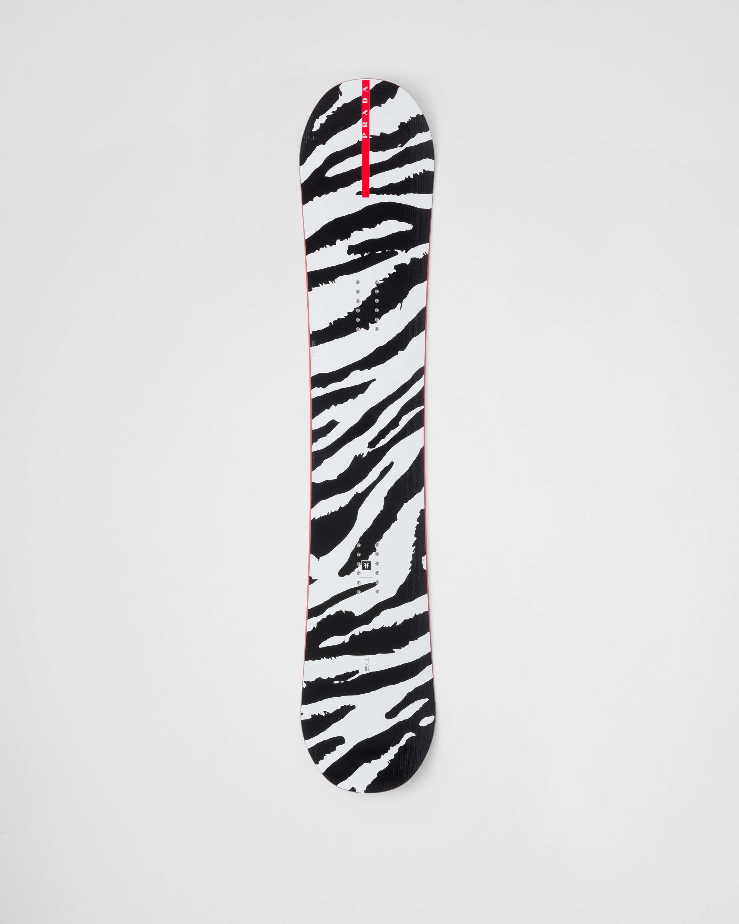 White/black Prada Linea Rossa Snowboard | PRADA