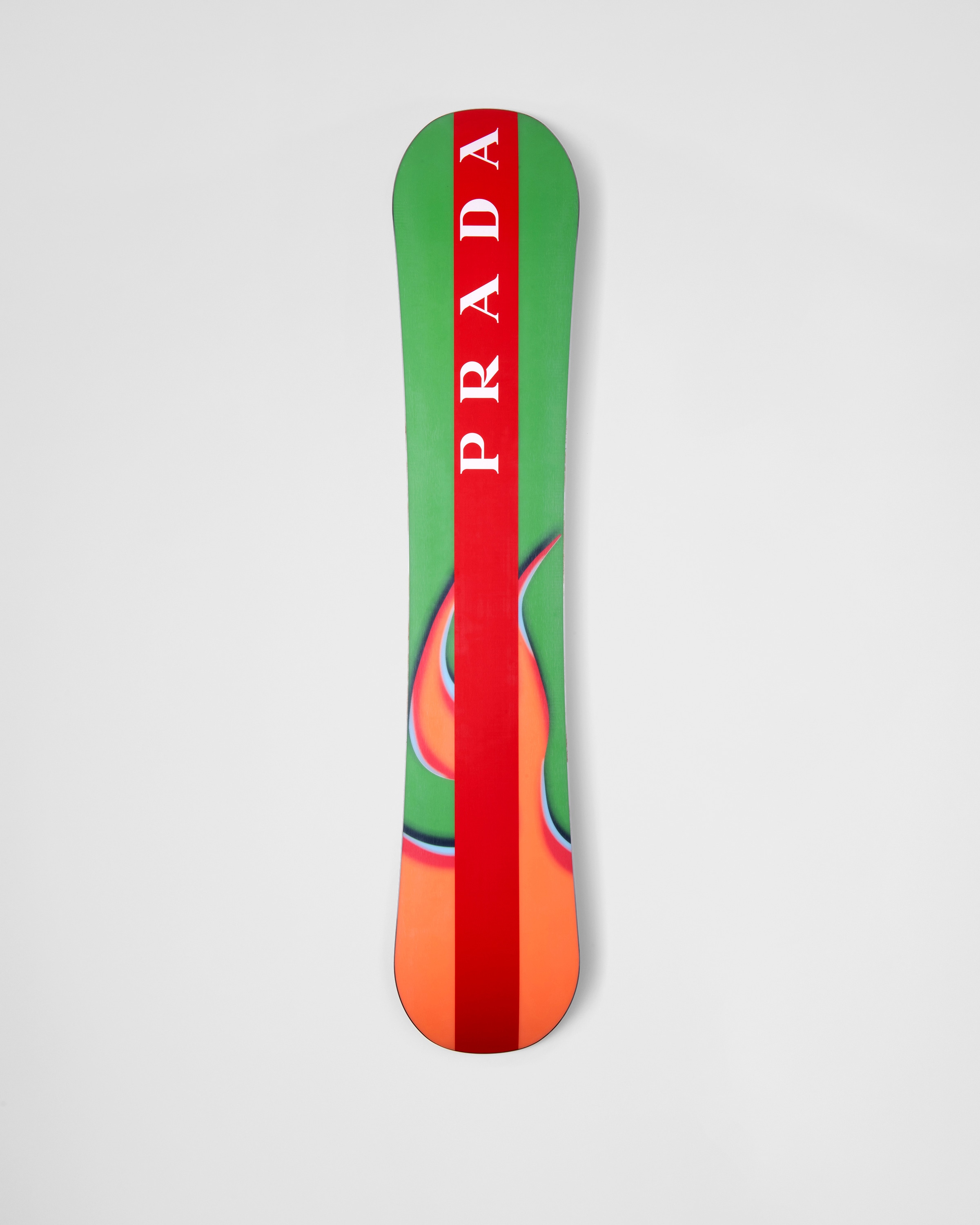 Green/orange Prada Linea Rossa Snowboard | PRADA