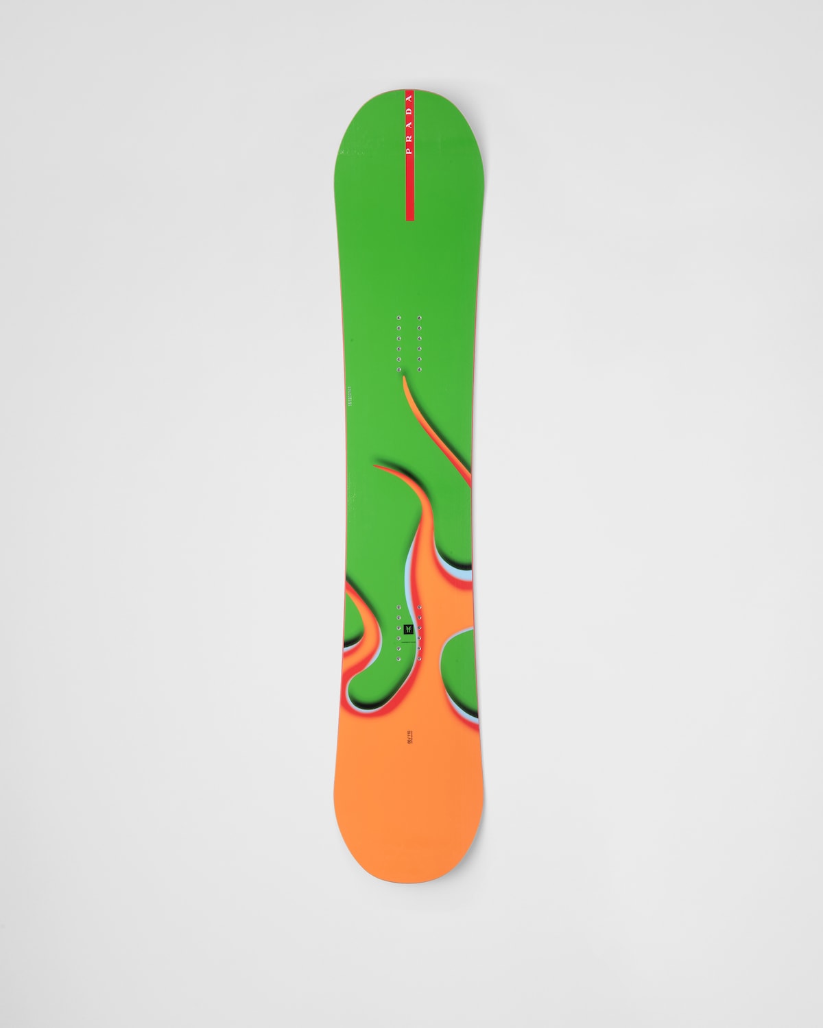 Green/orange Prada Linea Rossa Snowboard | PRADA