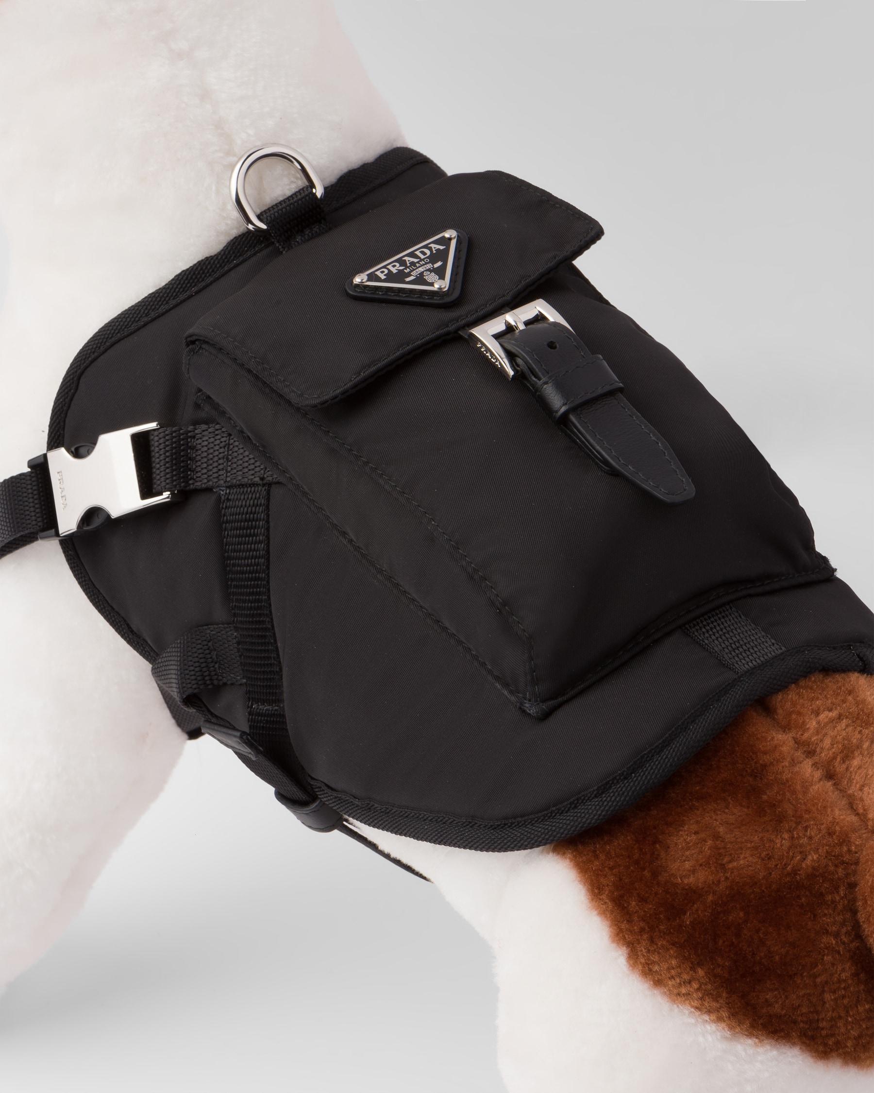 Black Re-nylon Dog Harness | PRADA