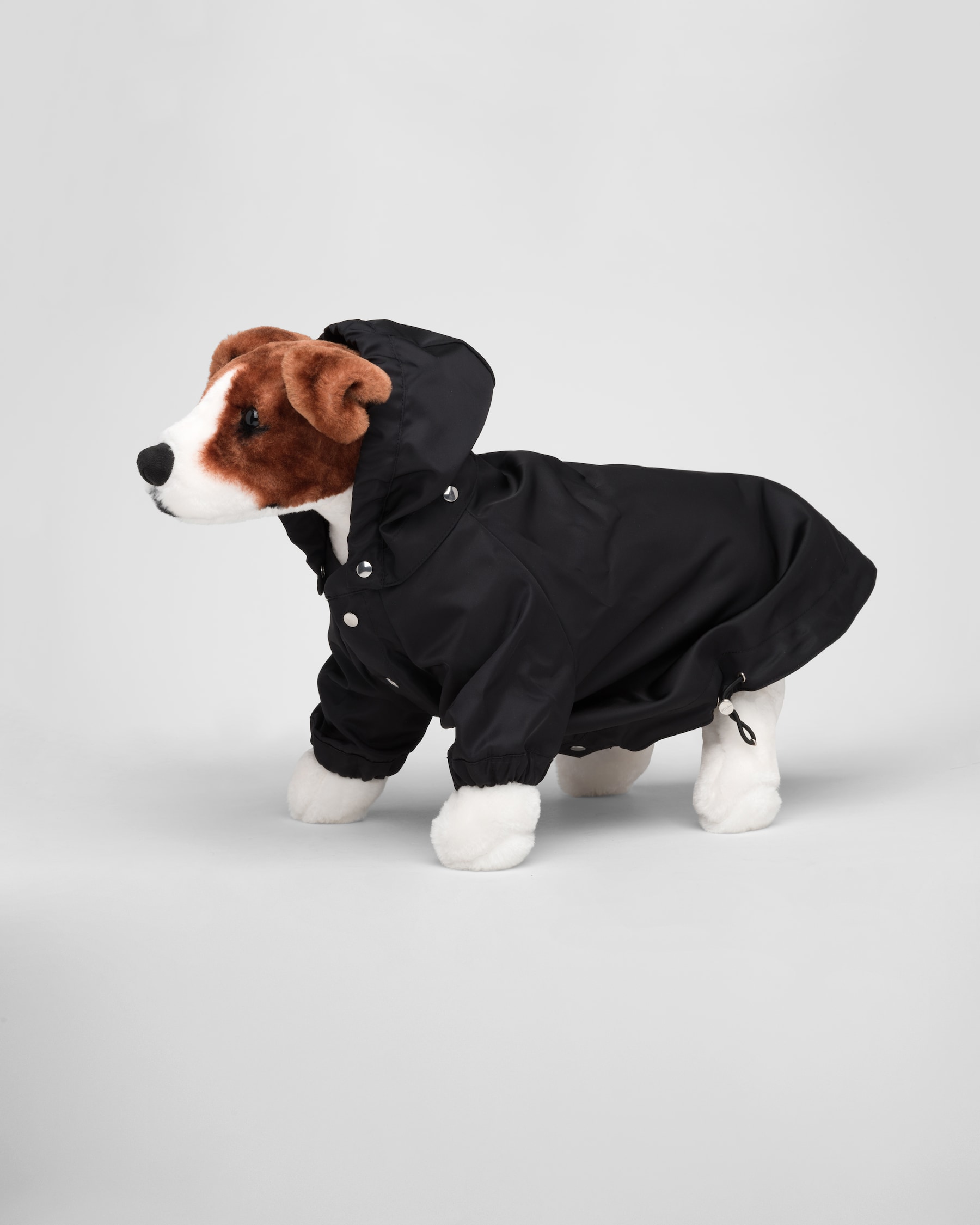 Black Re-nylon Dog Raincoat With Hood | PRADA