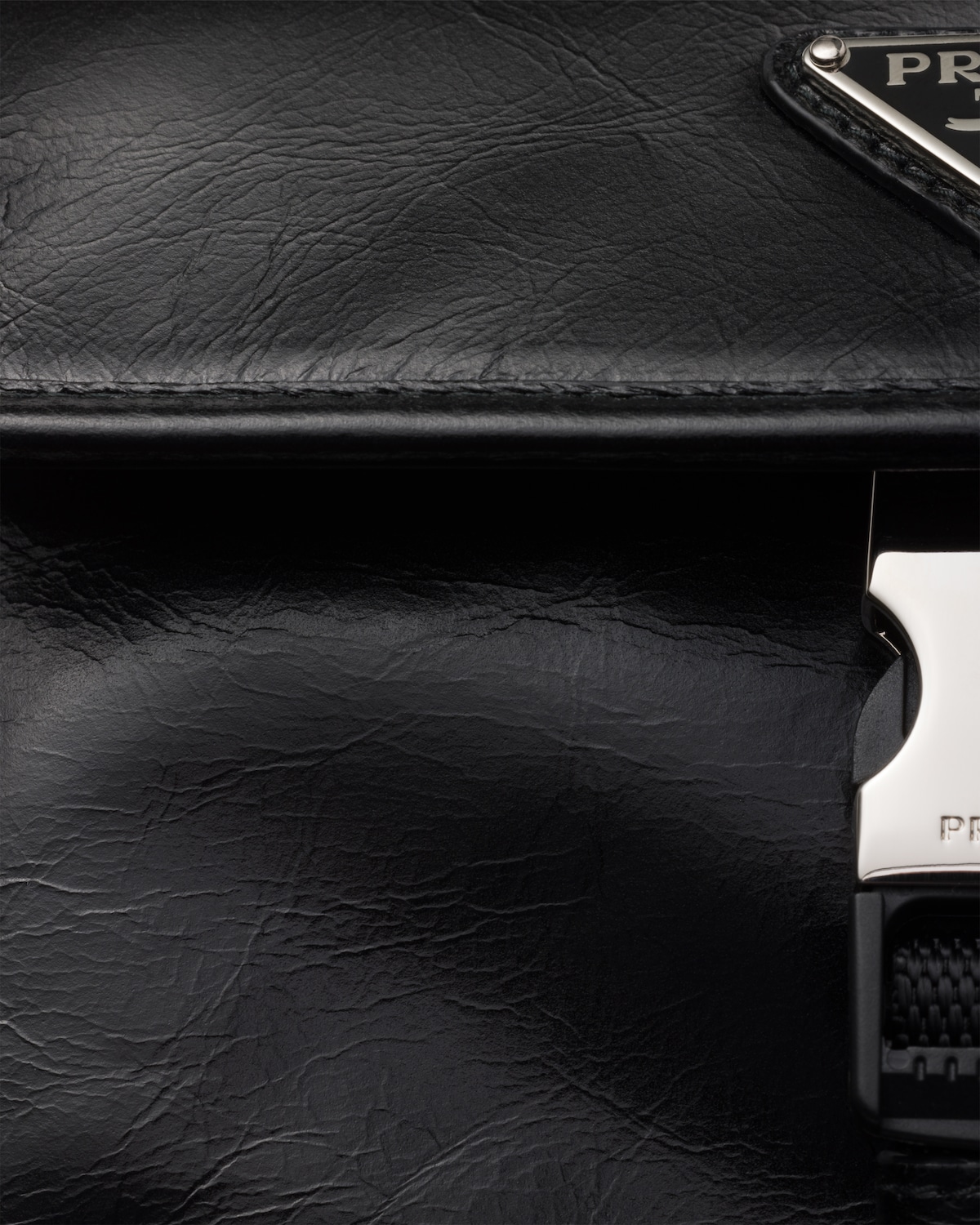 Schwarz Smartphone-hülle Aus Leder | PRADA