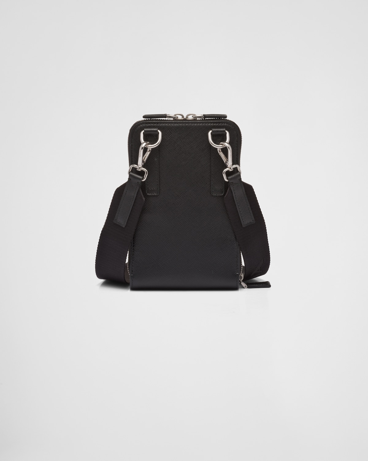 Black Saffiano Leather Smartphone Case | PRADA - United States