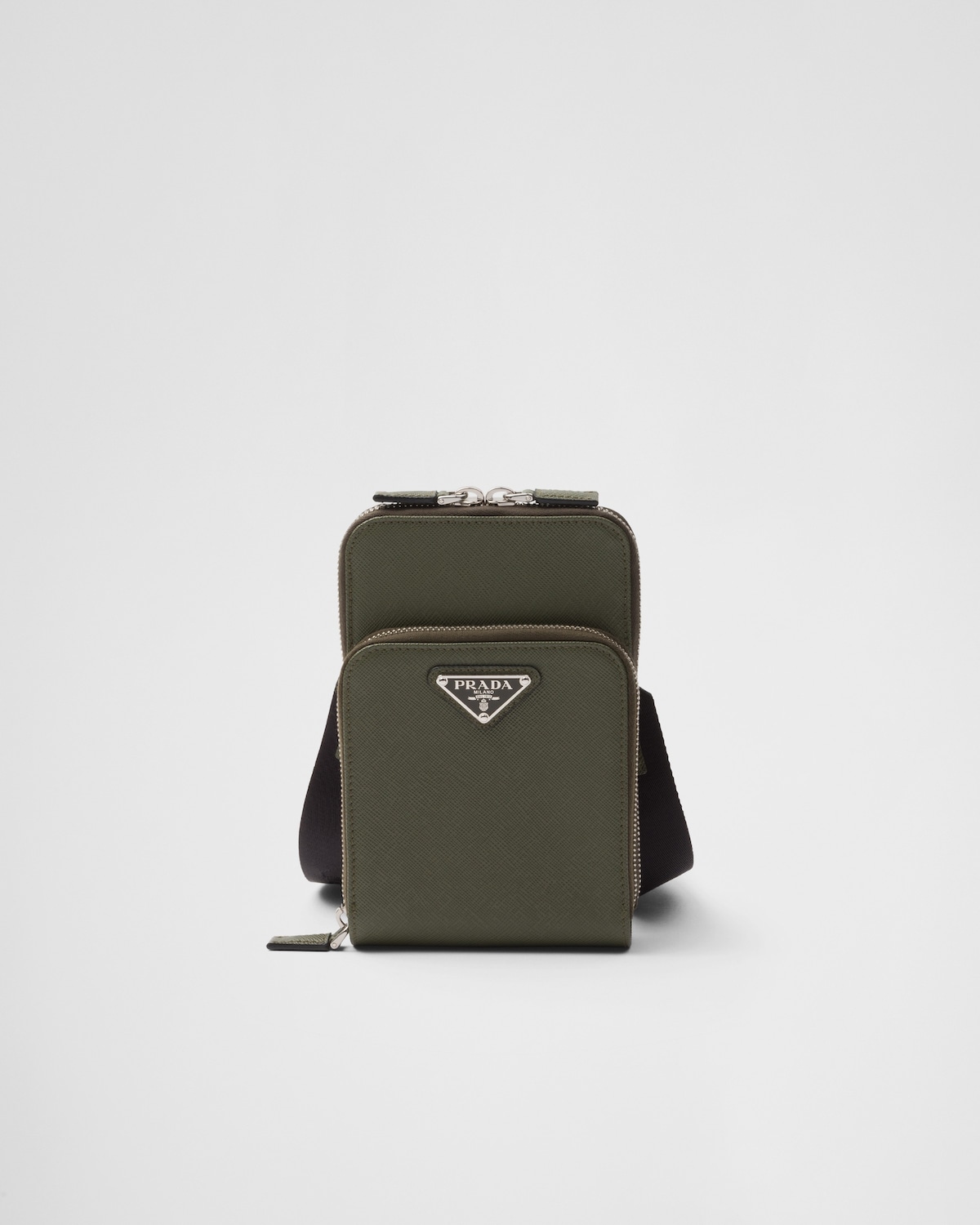 Loden Green Saffiano Leather Smartphone Case | PRADA - Australia