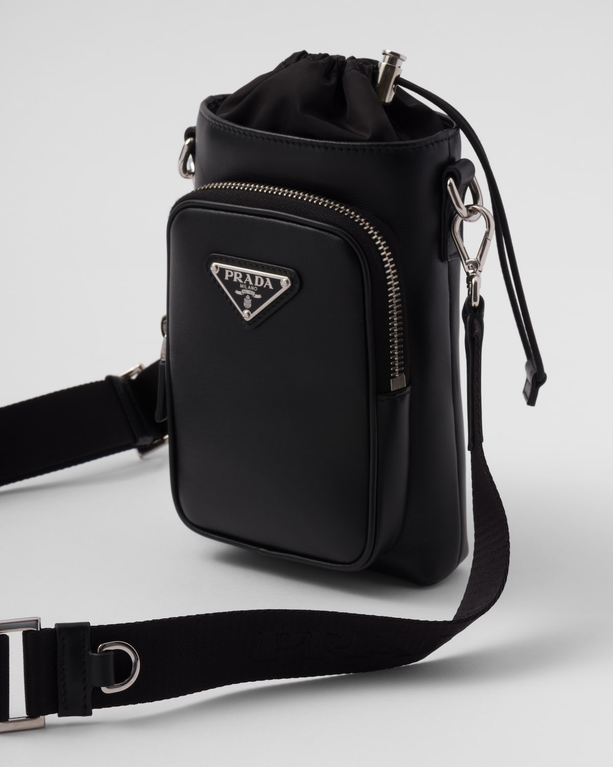 Black Leather Smartphone Case | PRADA