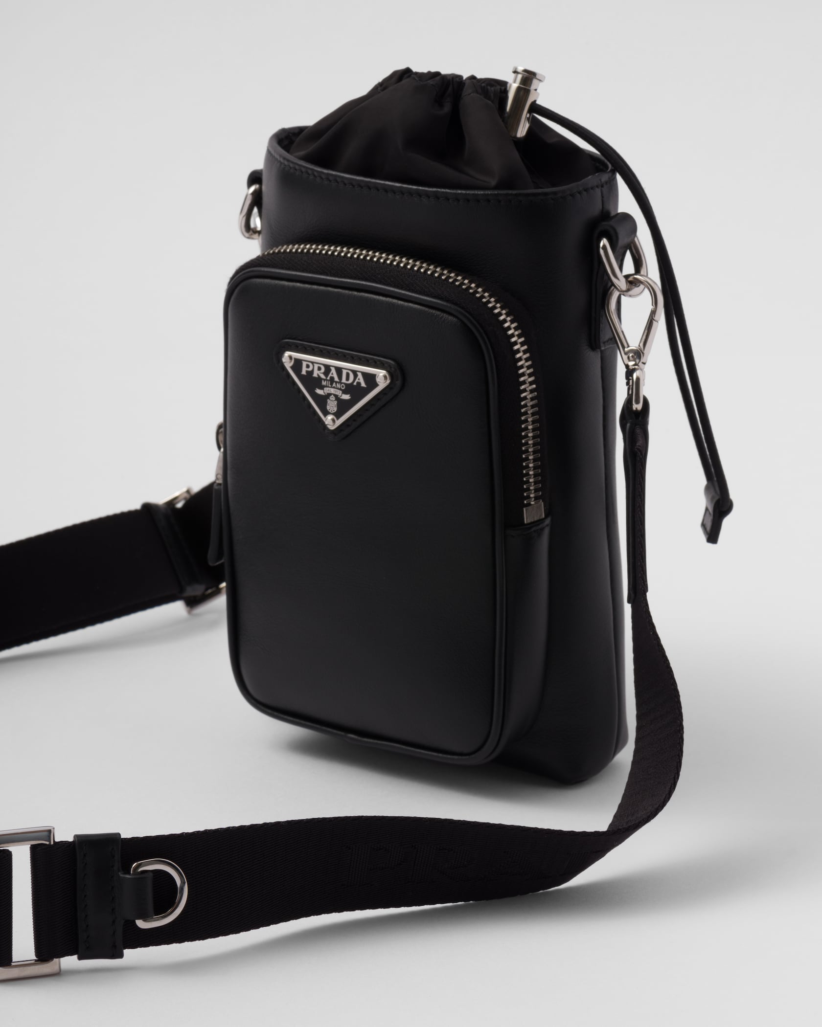 Black Leather Smartphone Case | PRADA