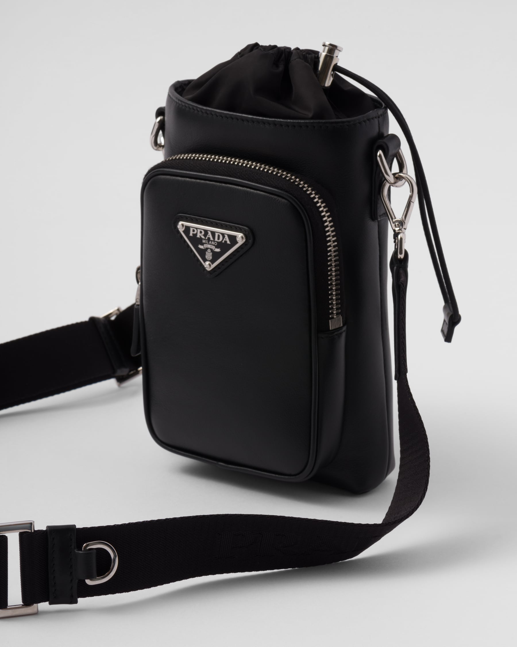 Black Leather Smartphone Case | PRADA