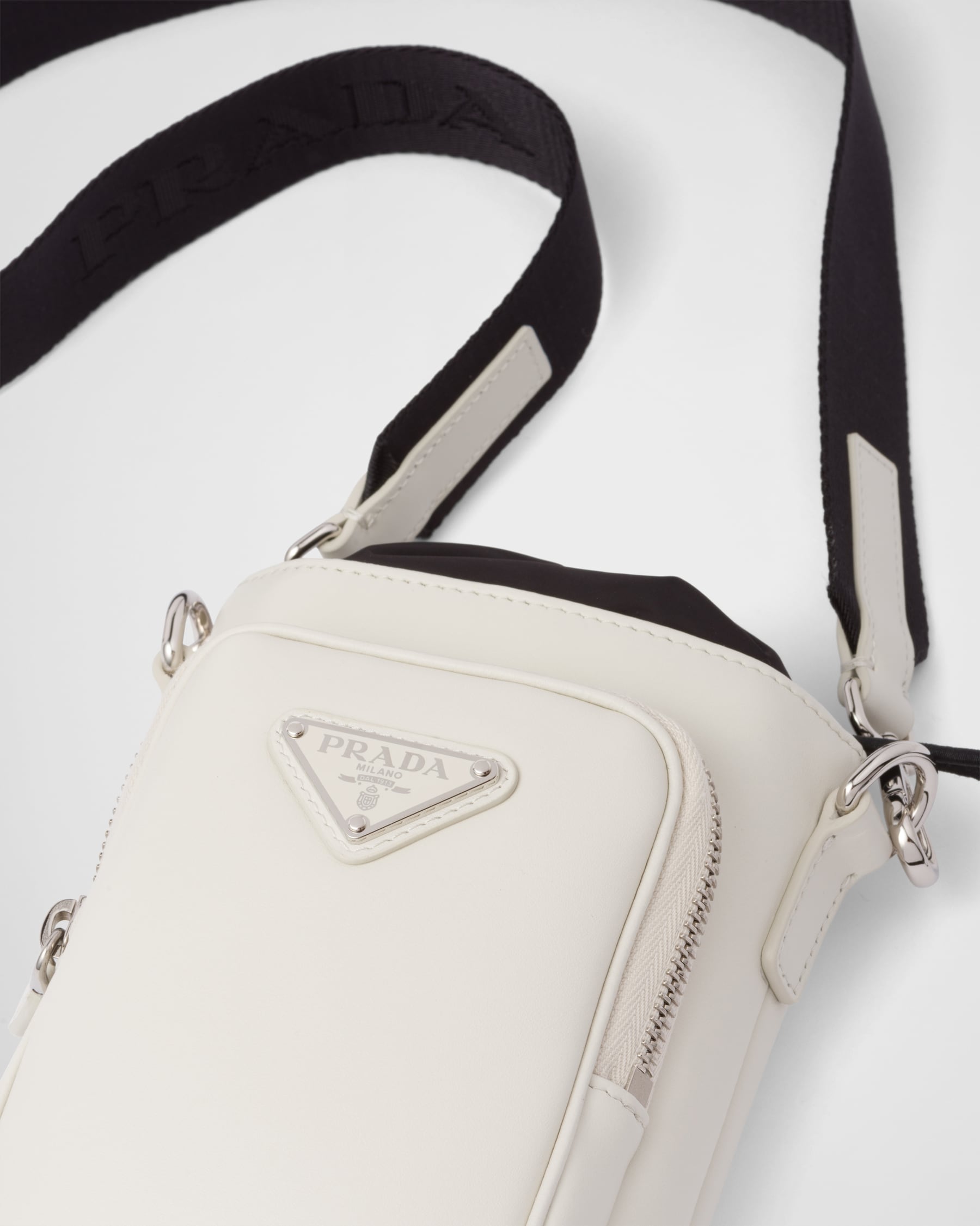 White Leather Smartphone Case | PRADA