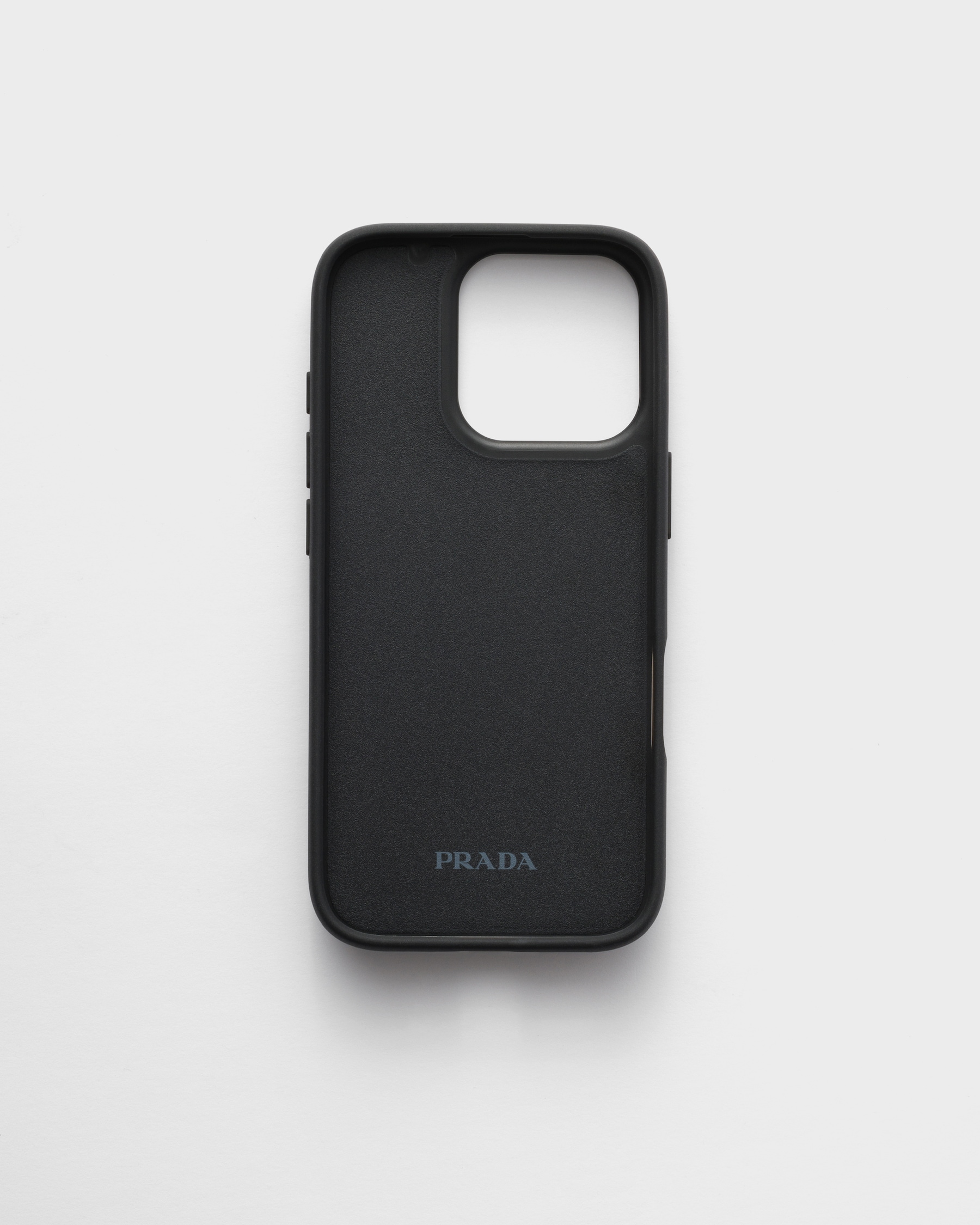 Black Saffiano Leather Case For Iphone 16 Pro | PRADA