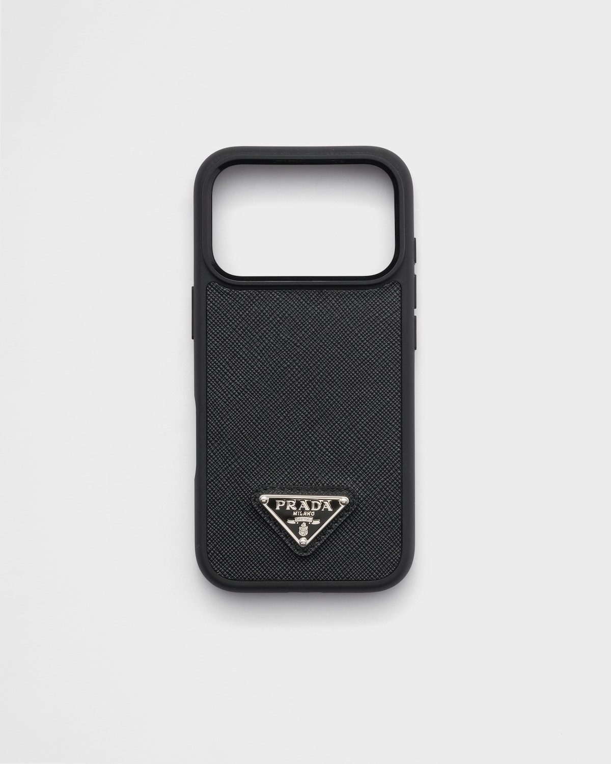 Black Saffiano Leather Case For Iphone 17 Pro | PRADA - United States