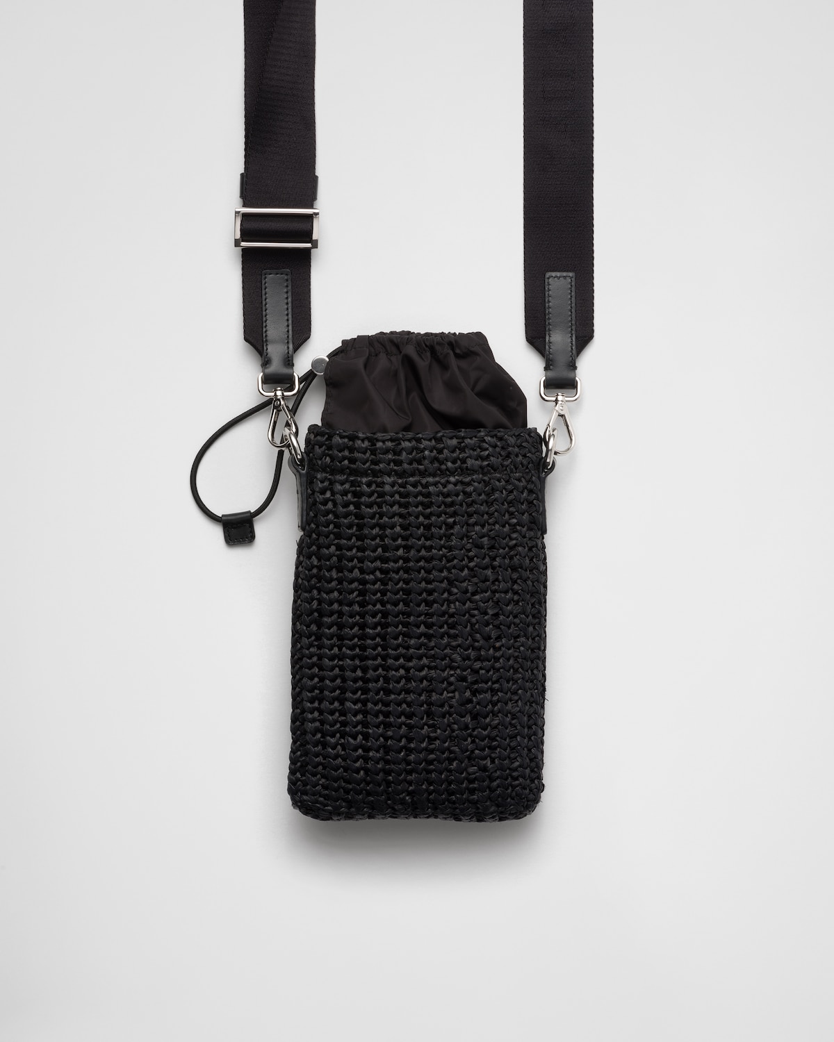 Black Crochet Smartphone Case | PRADA