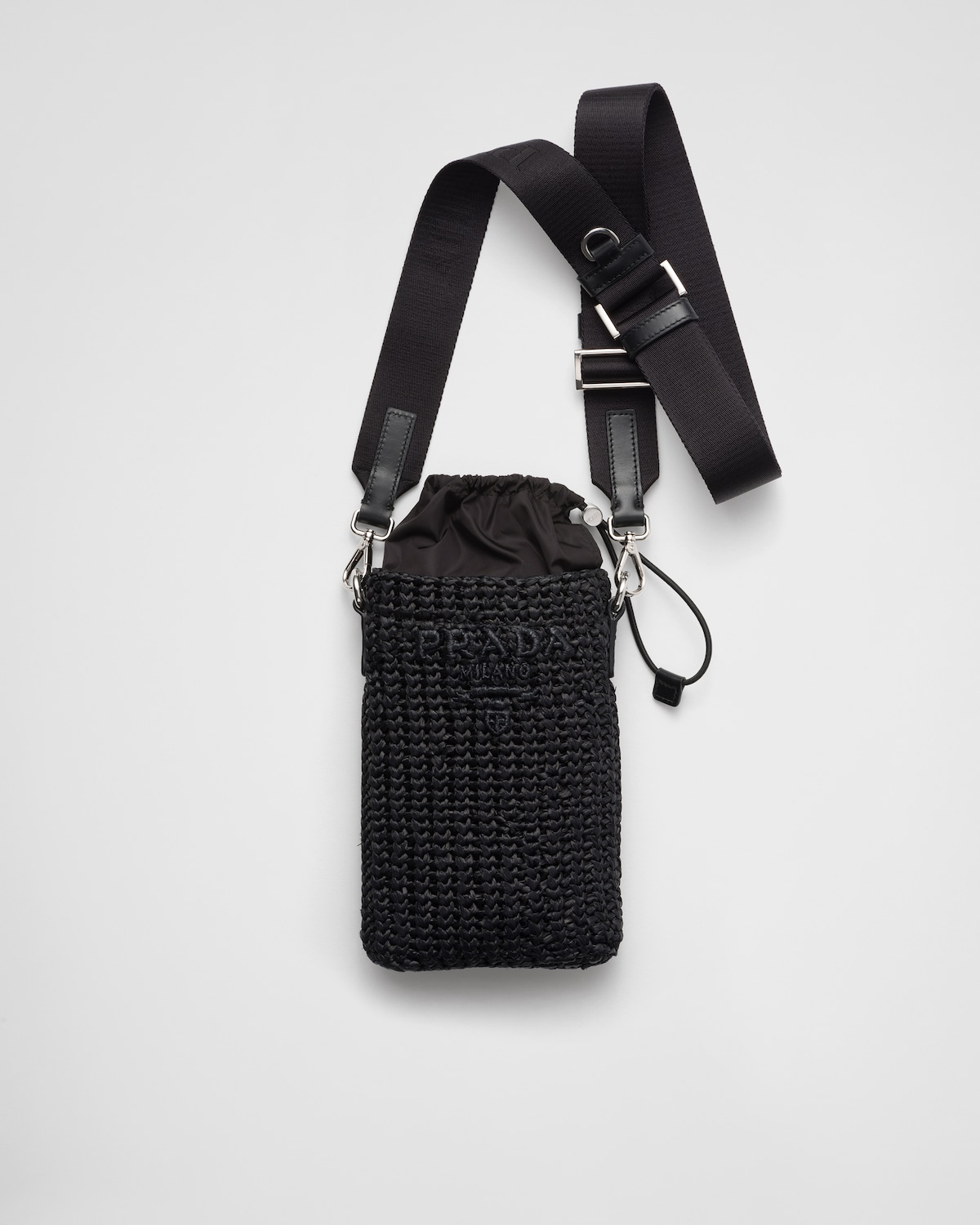 Black Crochet Smartphone Case | PRADA