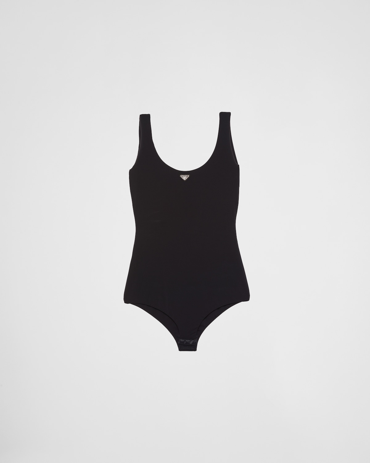 Black Stretch Jersey Bodysuit | PRADA