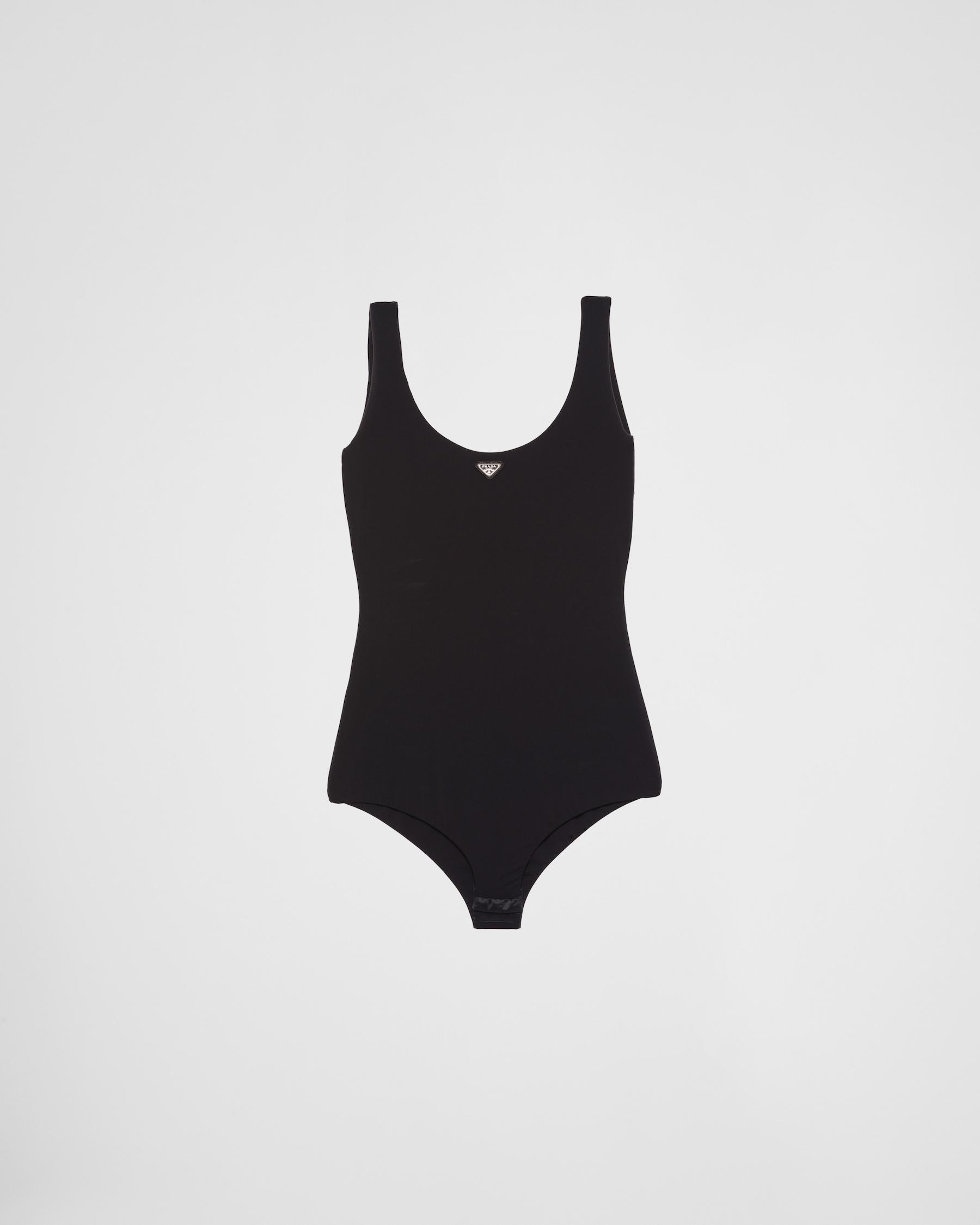 Black Stretch Jersey Bodysuit | PRADA